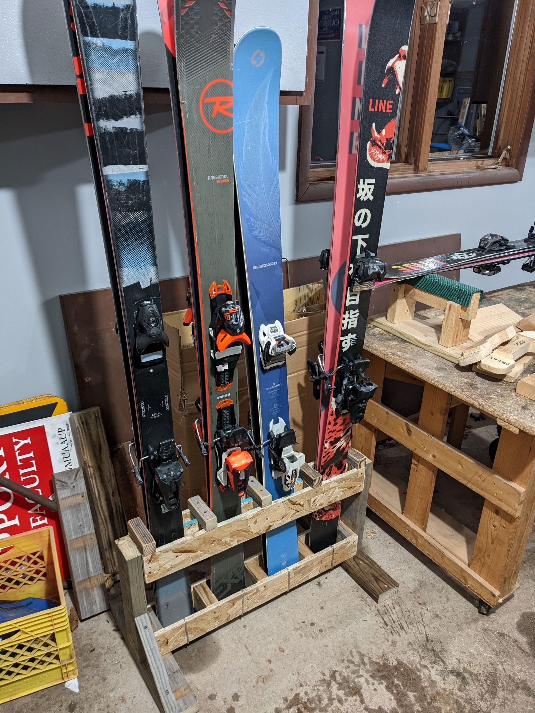 Ski Rack From 2x4 and Plywood : 8 Steps (with Pictures) - Instructables