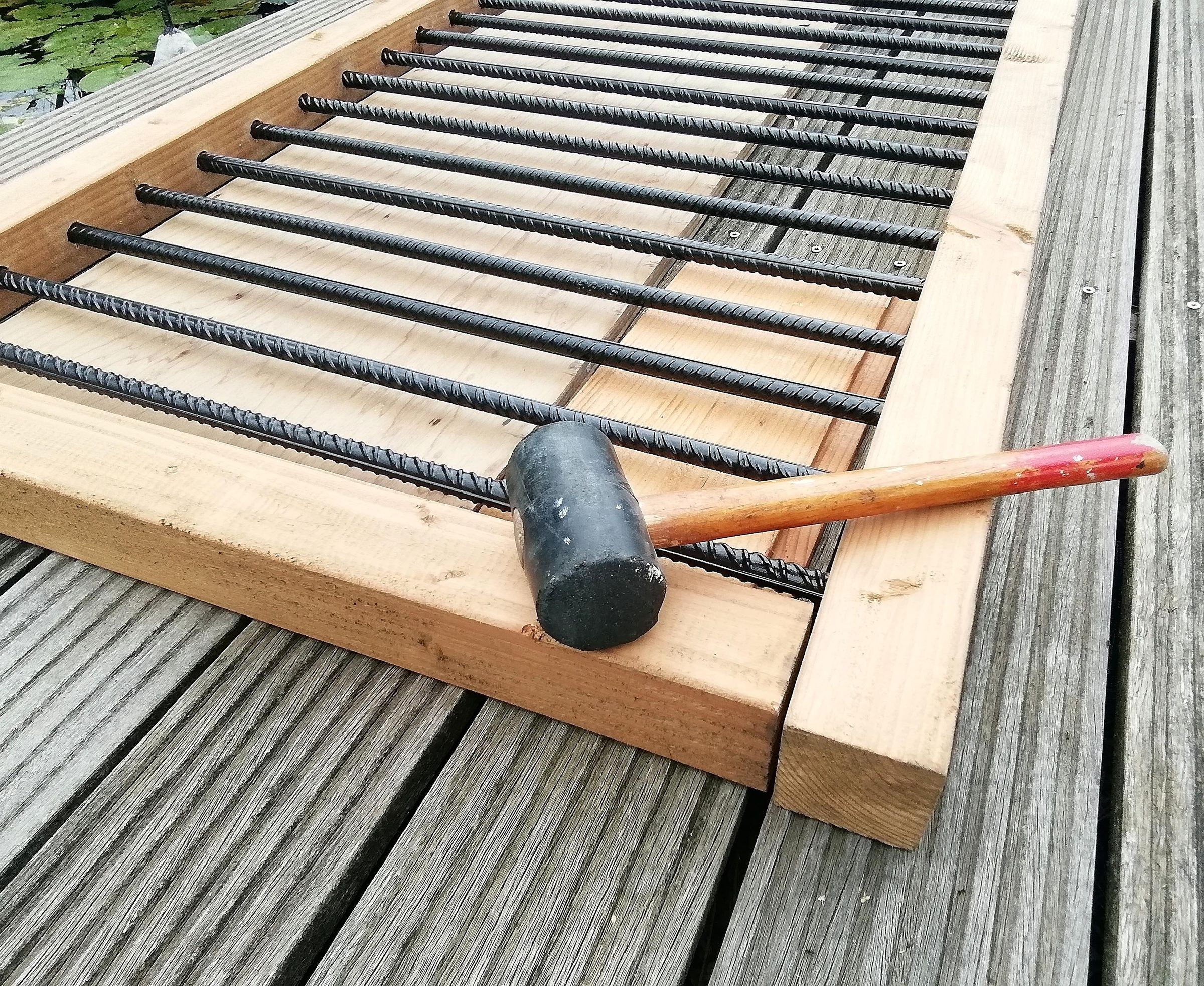 Fence Made From Rebar and Douglas Fir Wood : 23 Steps (with Pictures ...