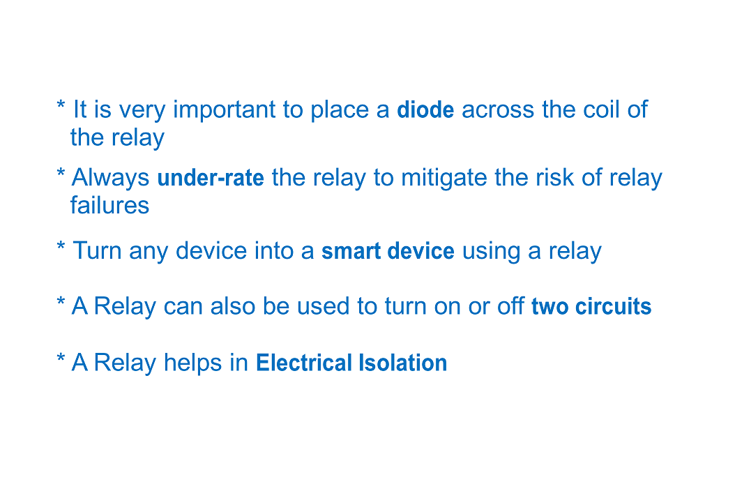 Driving a Relay With an Arduino : 9 Steps - Instructables