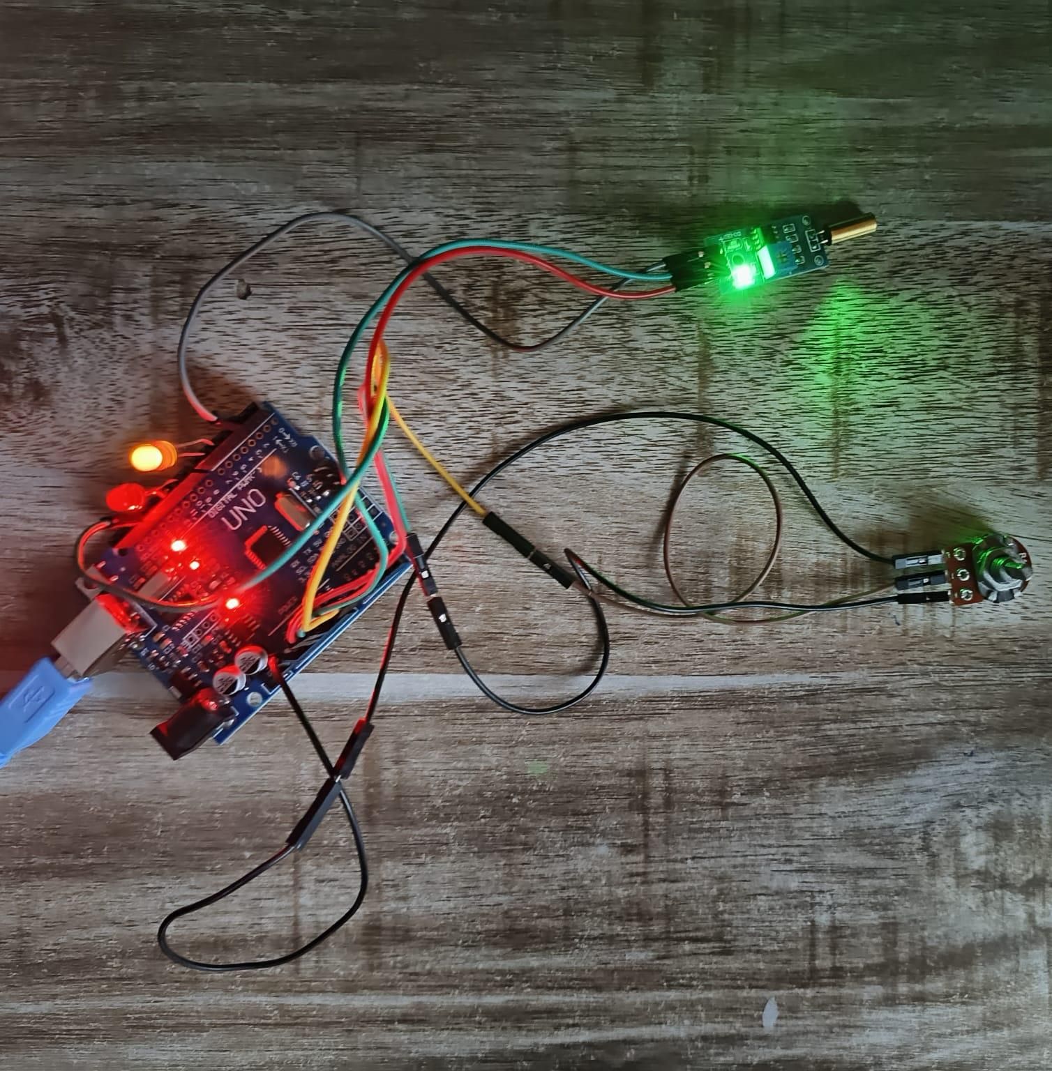 Tilt and Glow: Dynamic LED Control With a Tilt Sensor : 3 Steps ...