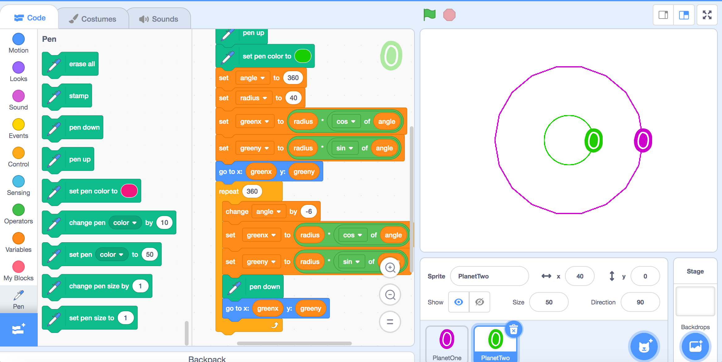 Planet Animation With Scratch 3.0 : 8 Steps (with Pictures) - Instructables
