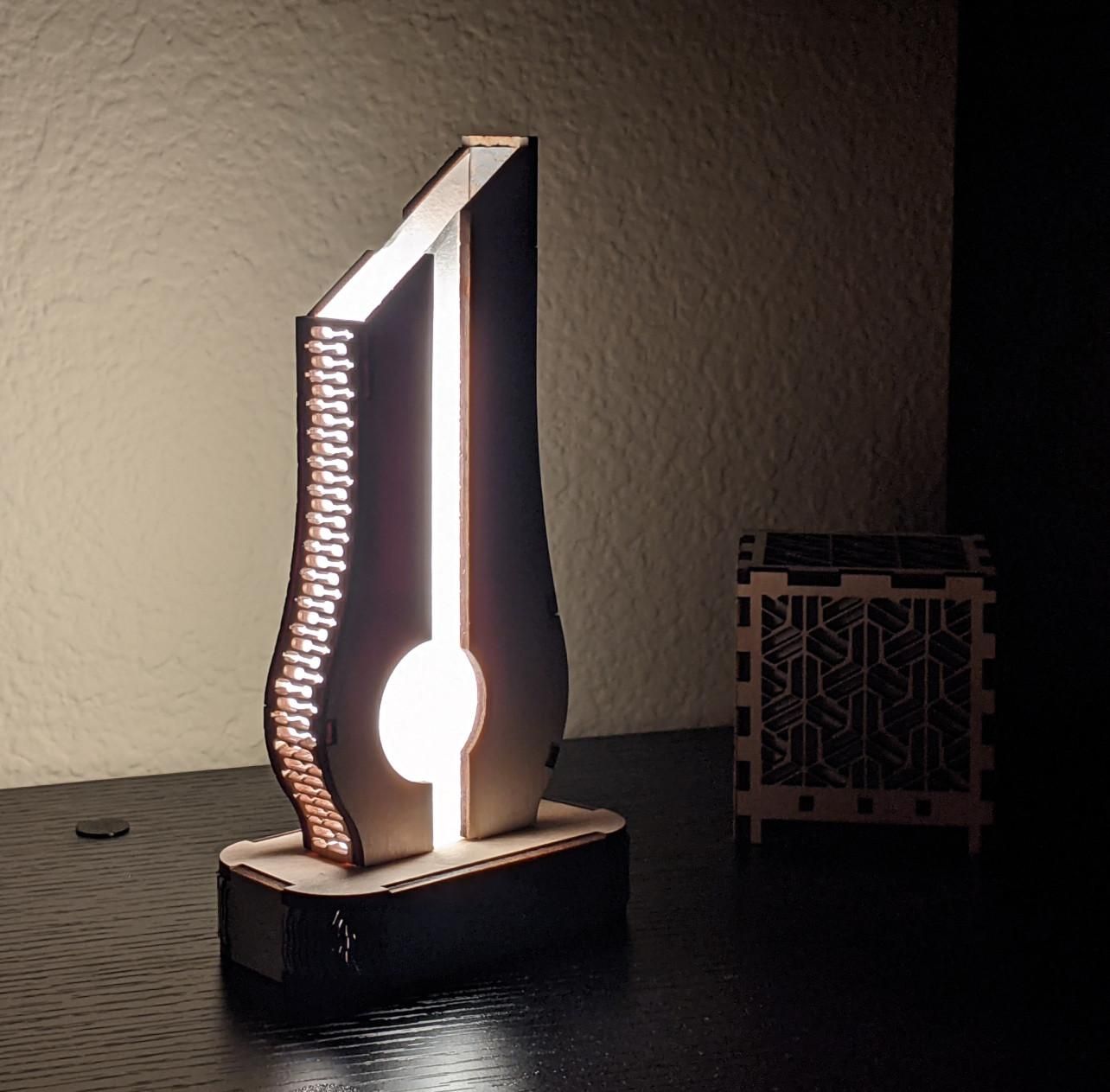 Laser Cut Ambient Light With Kerf Bends : 9 Steps (with Pictures ...