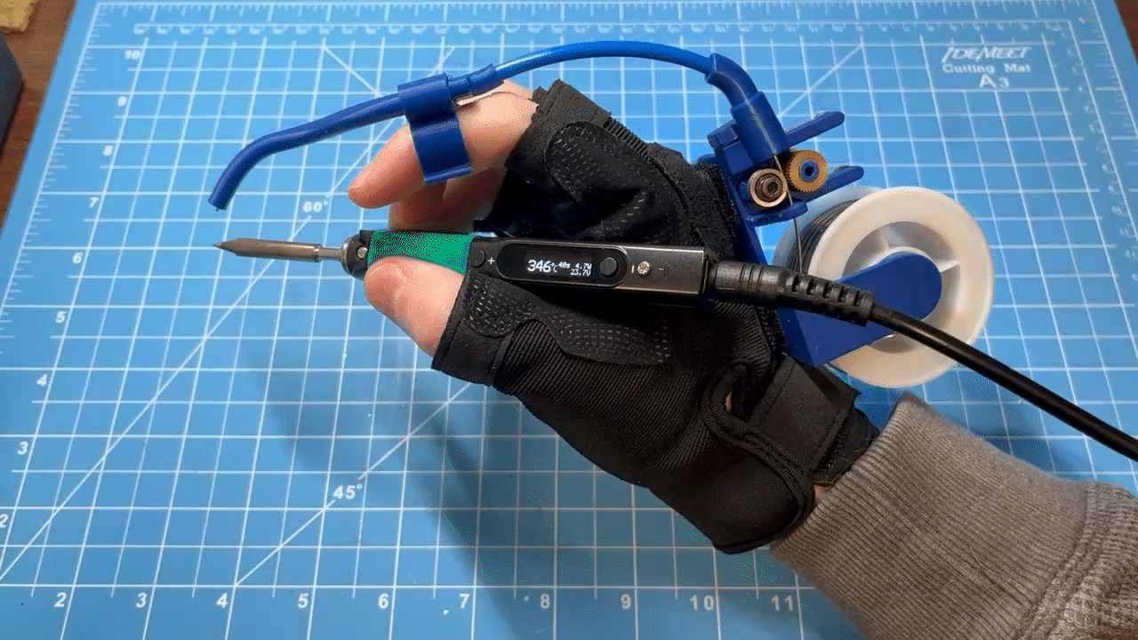 Build a One-Handed Soldering Tool 2.0 | Effortless Soldering With Only ...
