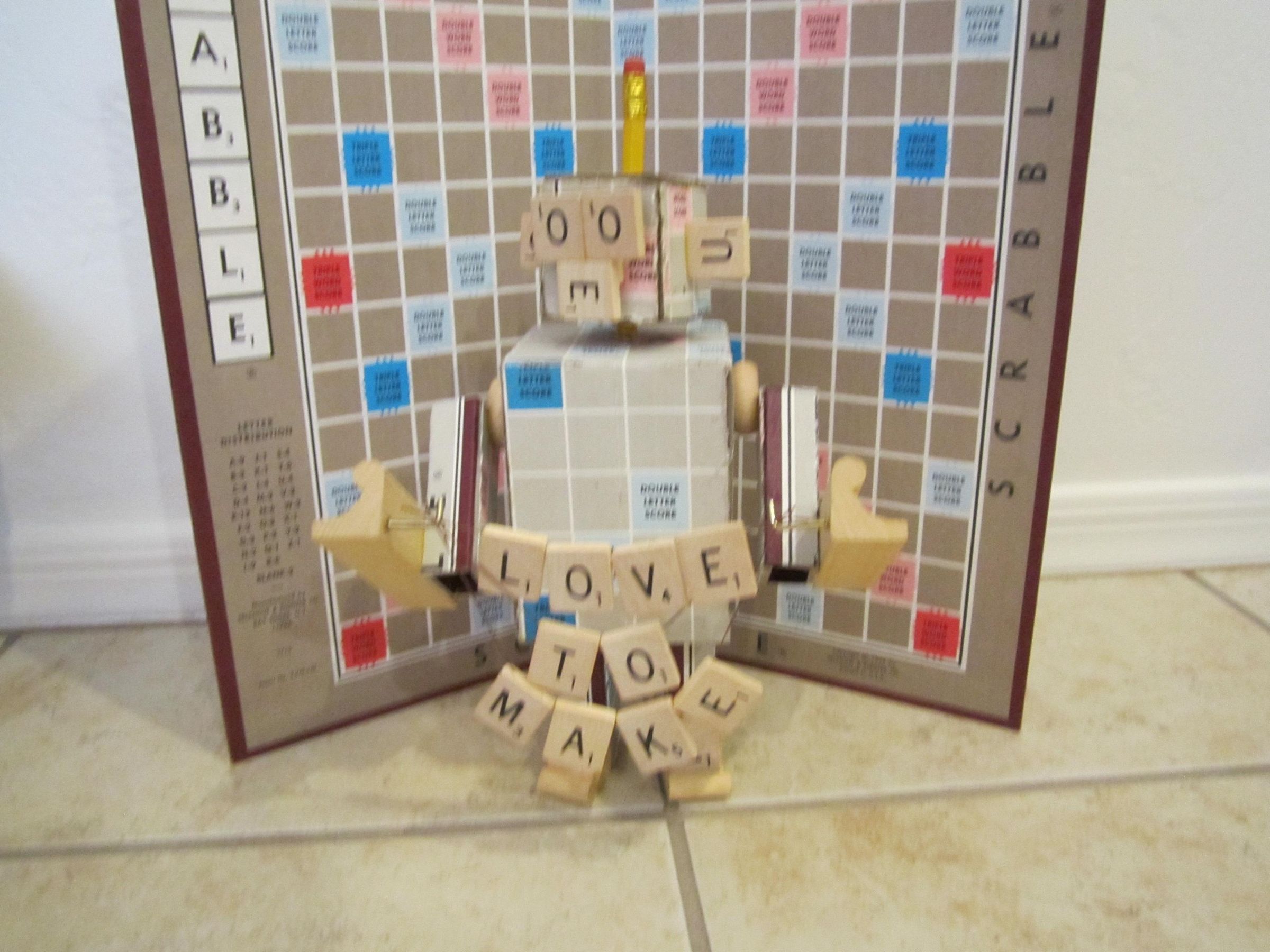 Meet 'OOE' the Scrabble Robot : 6 Steps (with Pictures) - Instructables