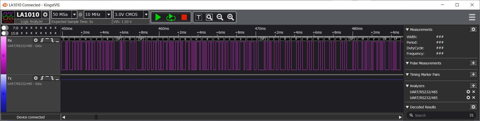 Serial Communication (UART) Between an Arduino Board and the Clock ...