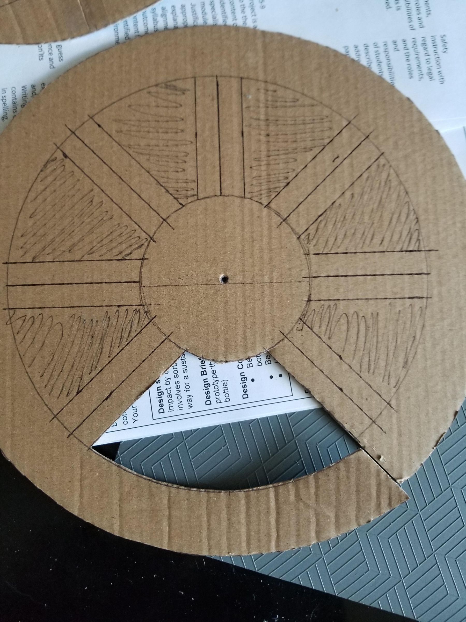 Cardboard Ferris Wheel - Learning From Home Project : 21 Steps (with ...
