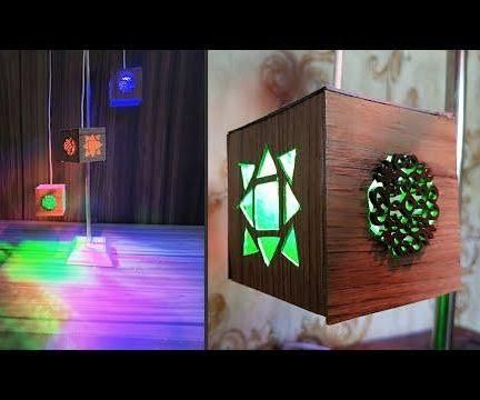 How to Make Wooden Table Lamp|Modern Design of Light Lamp|Easy Art ...