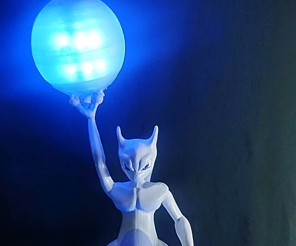 Mewtwo Table Lamp : 3 Steps - Instructables