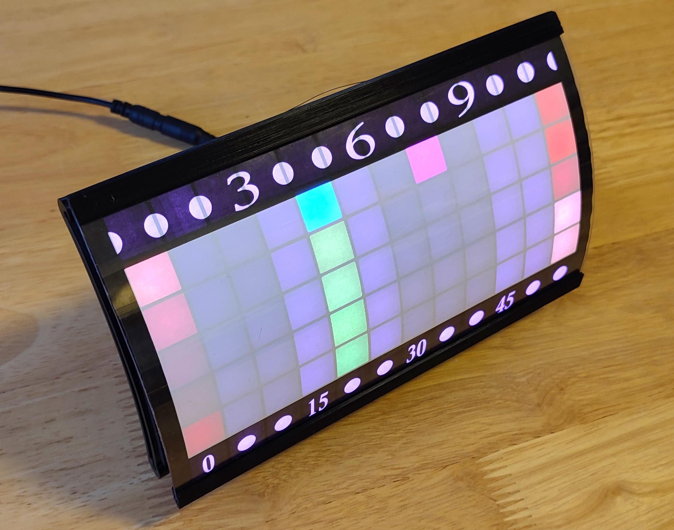 Bending Time: a Guide to Building a 3D Printed Curved LED Clock With ...