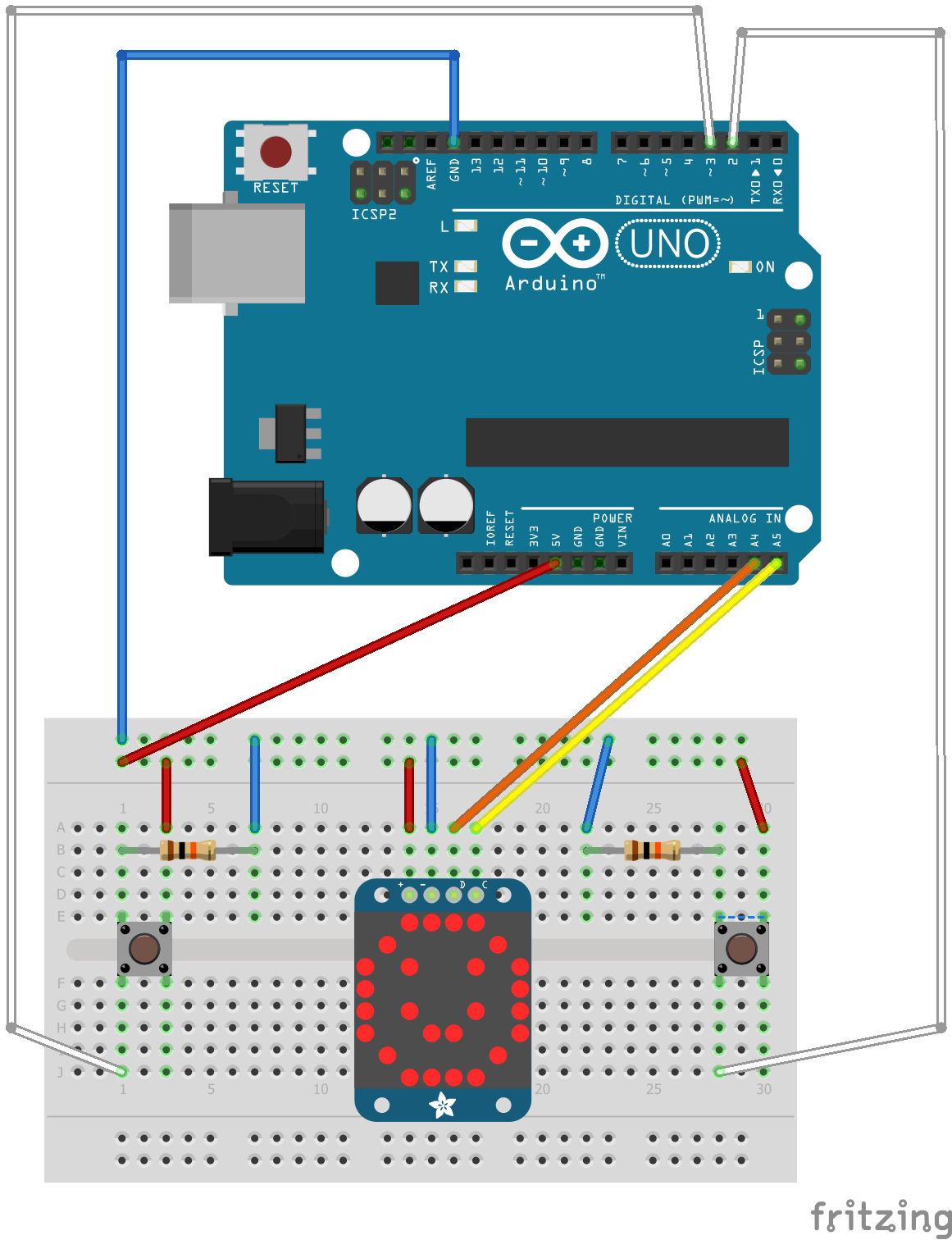 8x8 Matrix Snake Game : 4 Steps (with Pictures) - Instructables