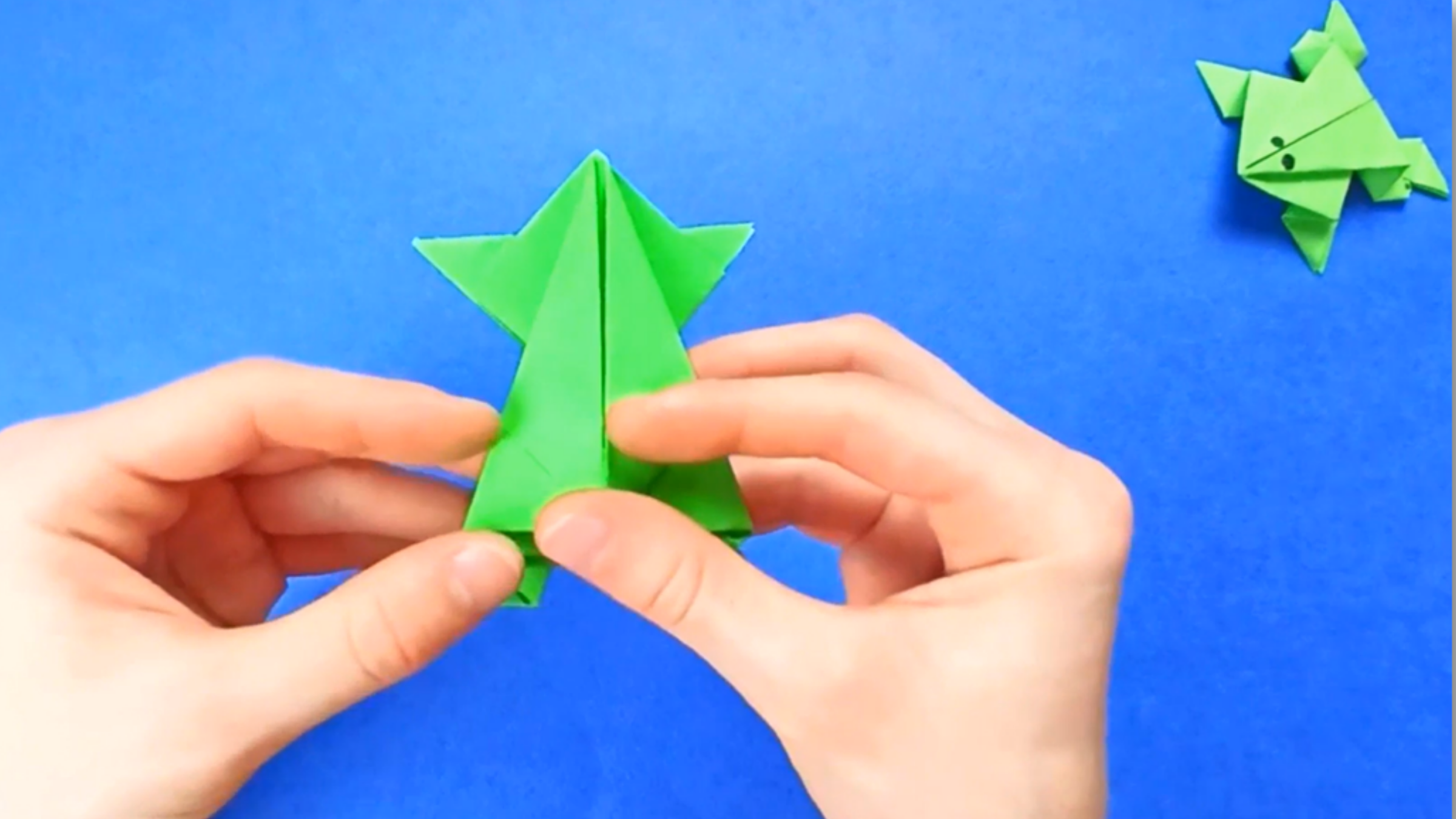 How to Make a Jumping Paper Frog? : 36 Steps (with Pictures ...