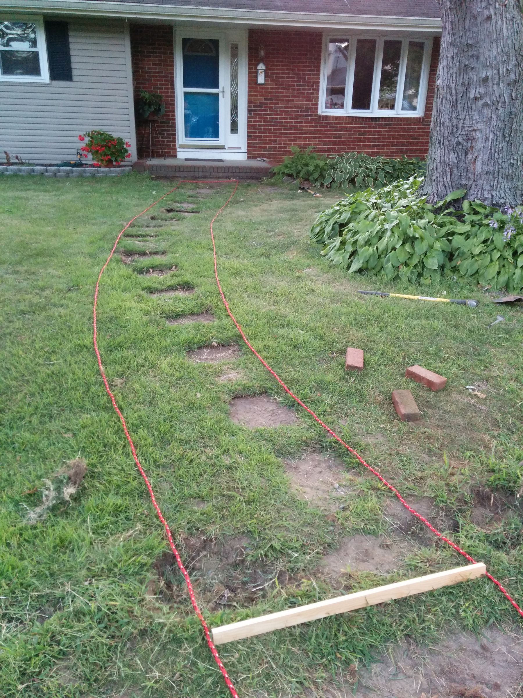 Improve Your Yard! Make a Brick and Stone Walkway : 6 Steps (with ...