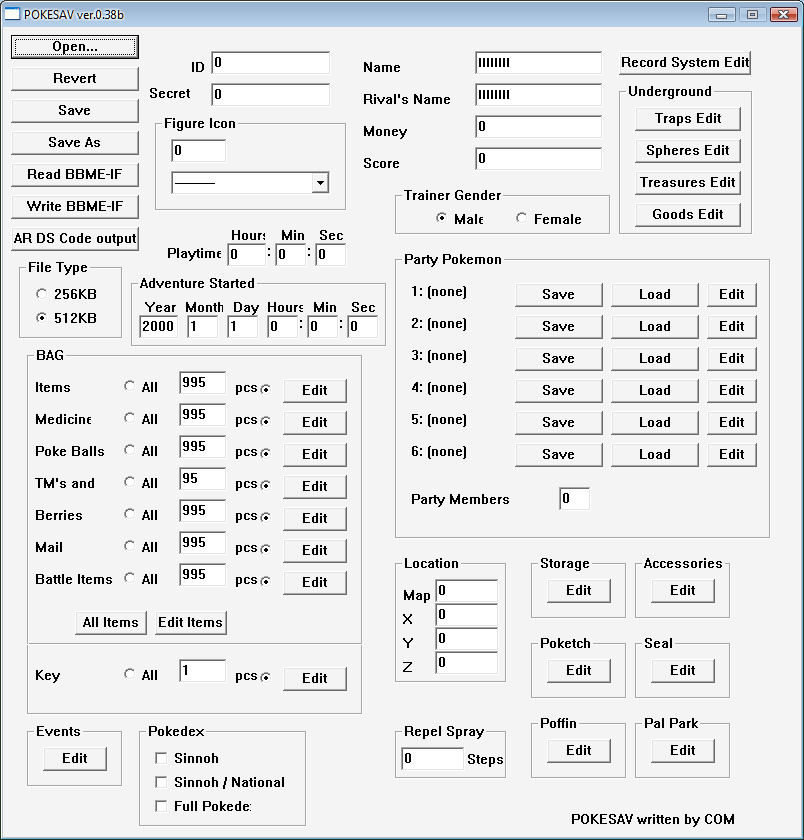 How to Use Pokesav for Pokemon Diamond and Pearl: an Idiots Guide to ...