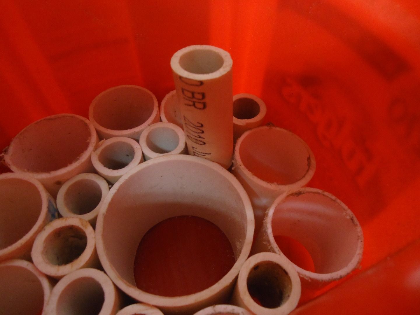 Recycled Coffee Container & PVC Tubing Catch All (with Pictures ...