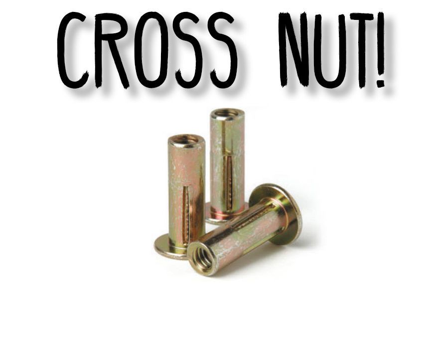 How to Install Cross Nut With DIY Tool : 8 Steps (with Pictures ...