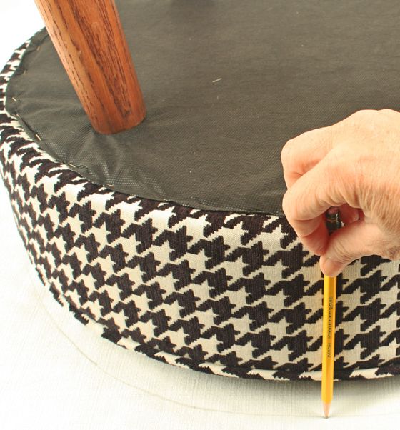 How to Upholster a Round Stool - Instructables