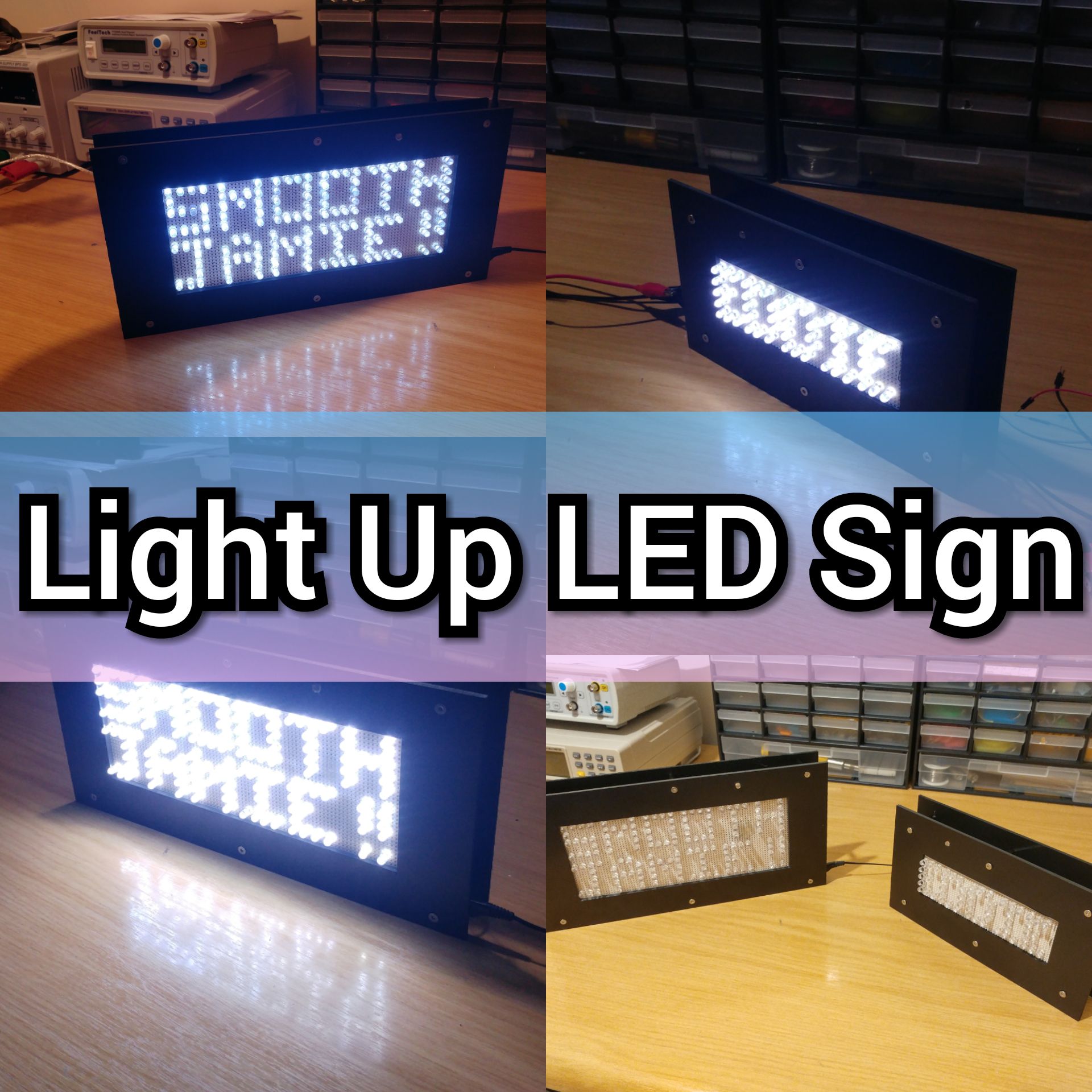 Light Up LED Sign (Brightness Activated) : 4 Steps (with Pictures ...