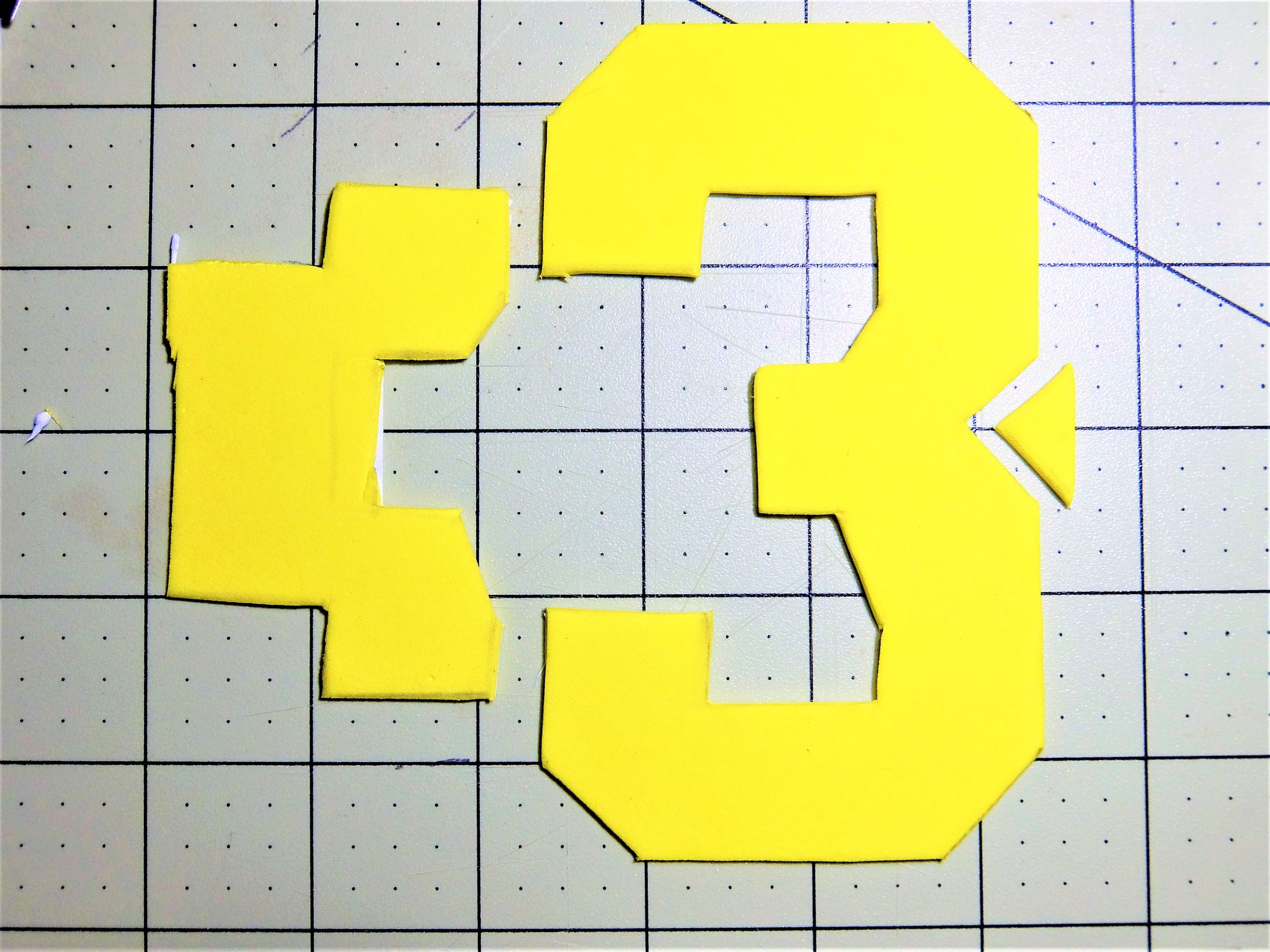 Draw and Cut Out Jersey Numbers 0 to 9 : 14 Steps (with Pictures ...