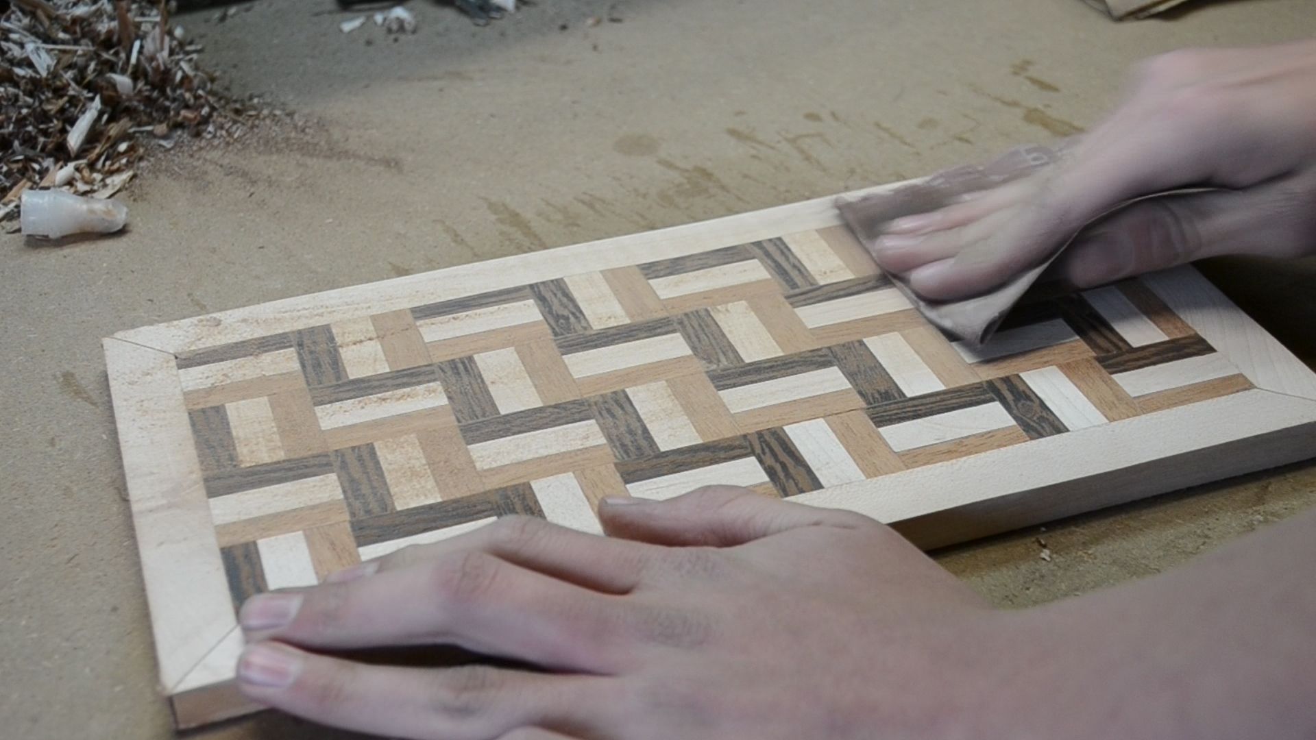 Handcrafted 100-piece Segmented Cutting Board! : 13 Steps (with ...
