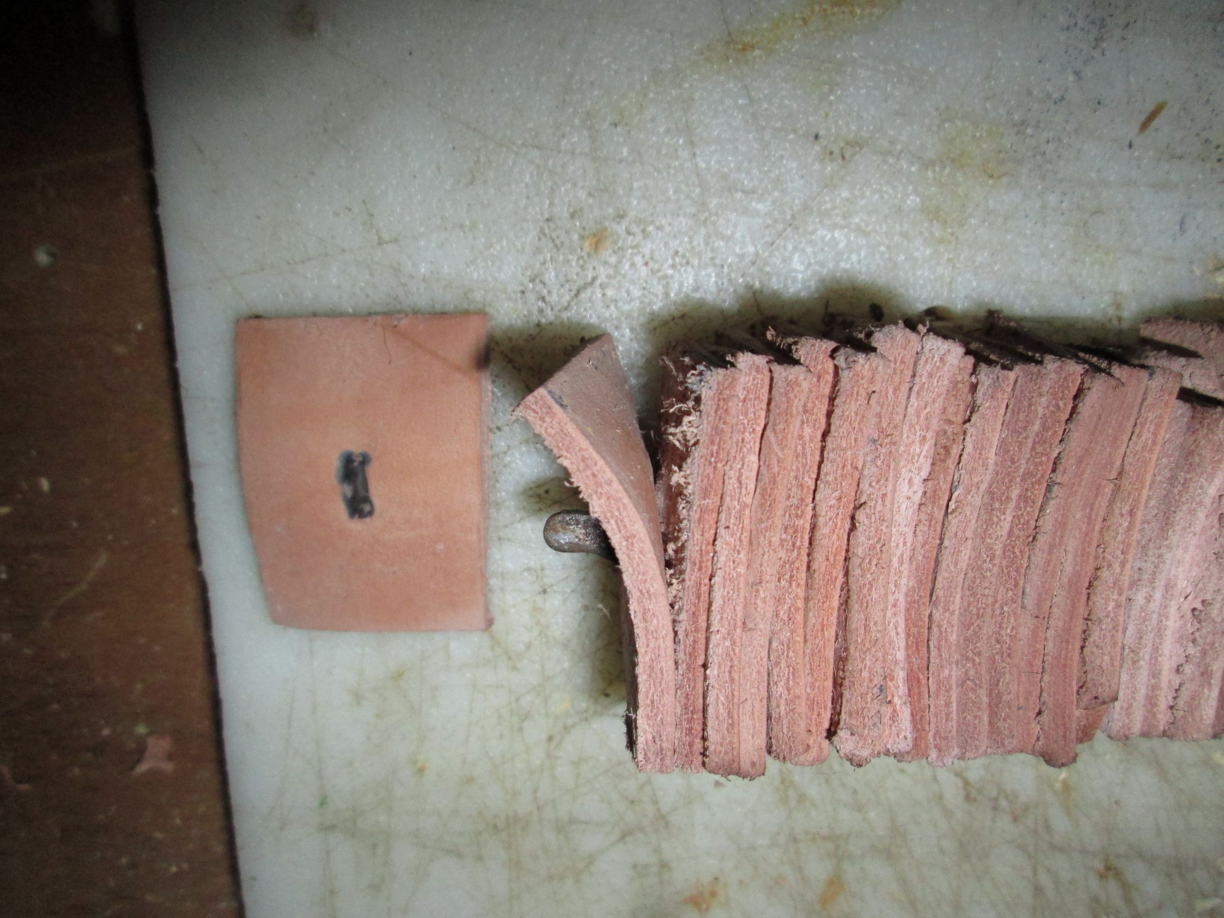 Stacked Leather Knife Handle : 8 Steps (with Pictures) - Instructables