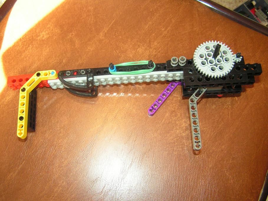 Semi-auto Lego Rubber Band Gun - Instructables