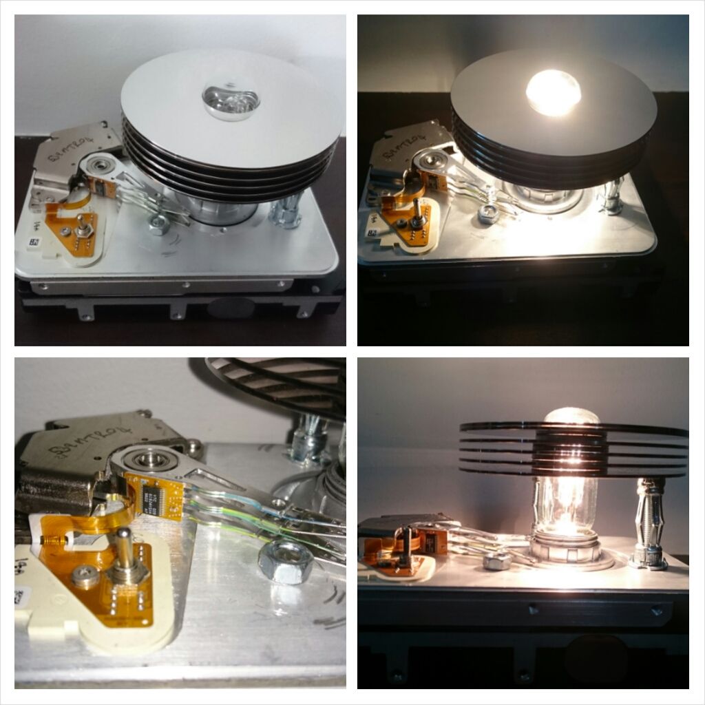 HDD Recycled Lamp - Instructables