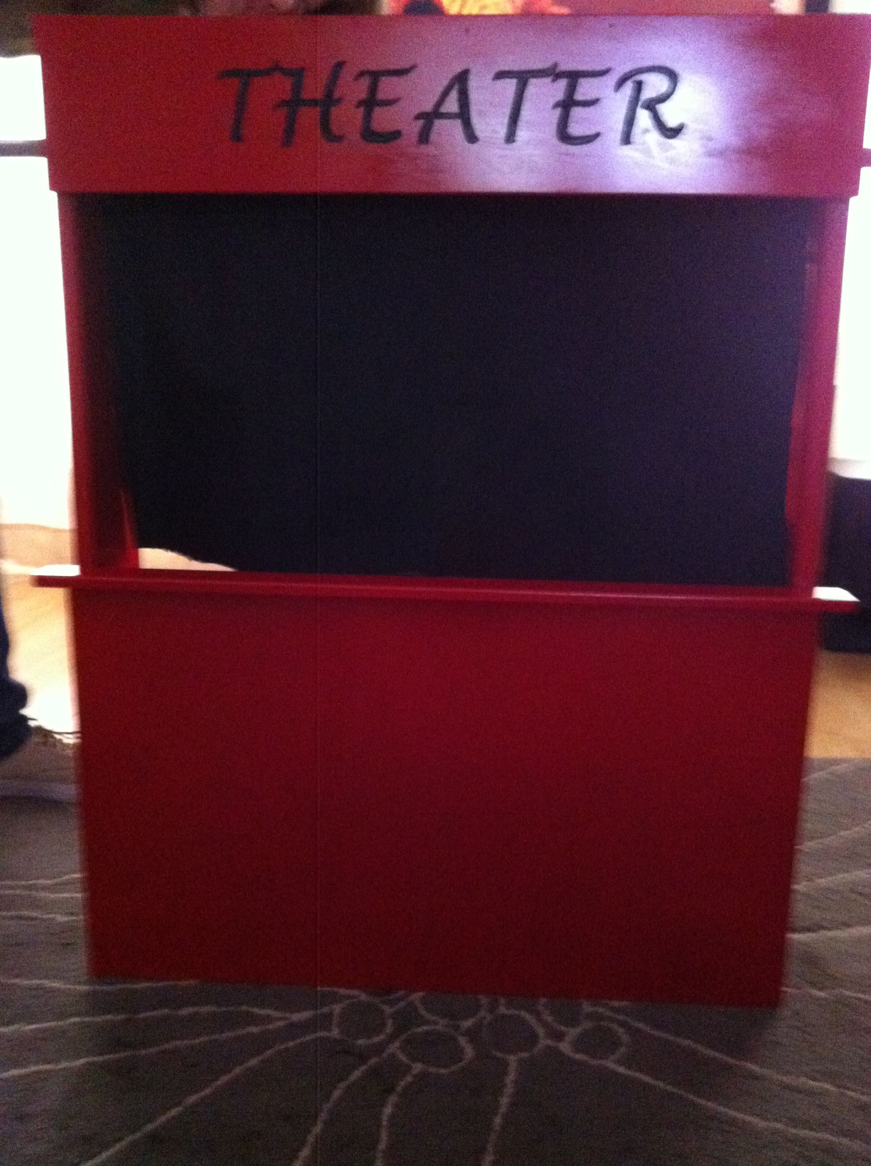DIY Table Top Puppet Theater/ Portable Puppet Theater : 8 Steps ...