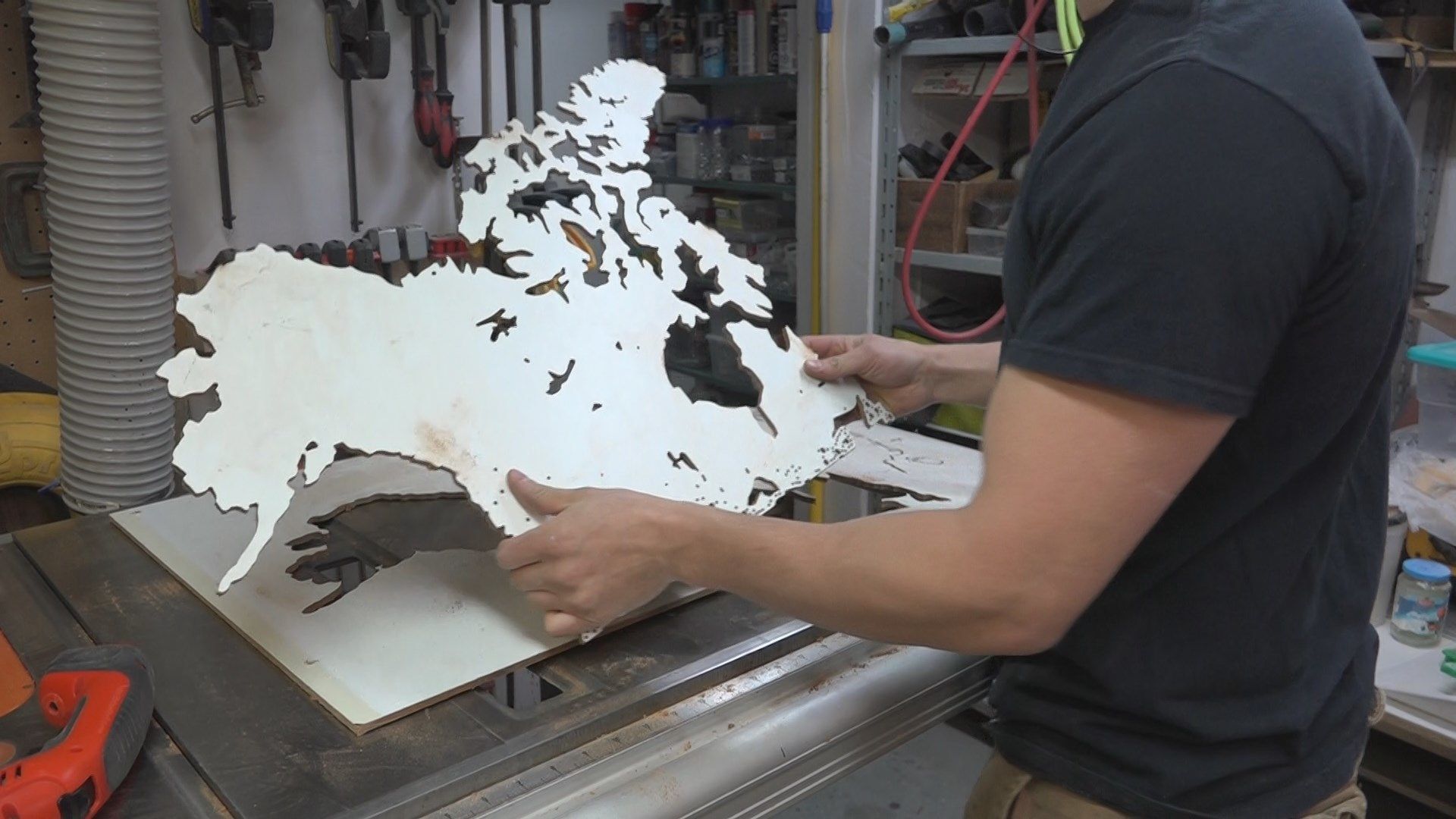 Floating World Backlit Moss Map With Arduino Fiber Optic LED Cities ...