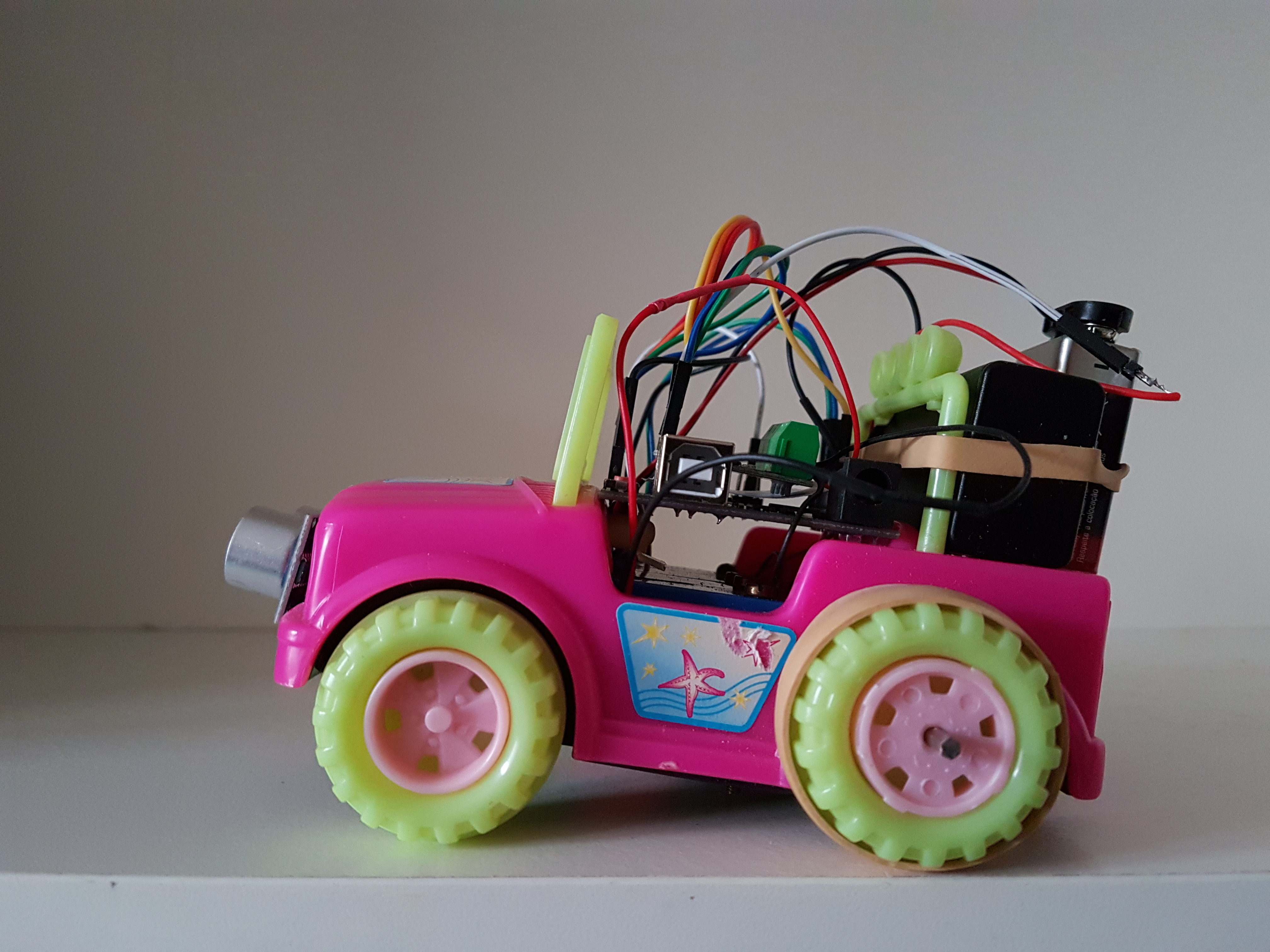 Arduino Obstacle Avoiding Toy Car : 4 Steps - Instructables