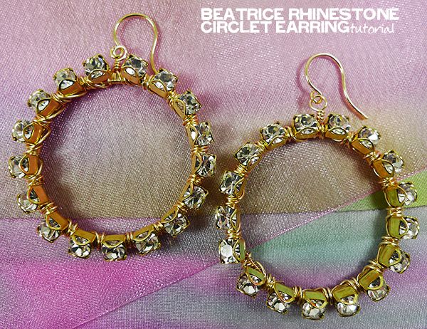 Beatrice Rhinestone Circlet Earring : 3 Steps (with Pictures ...