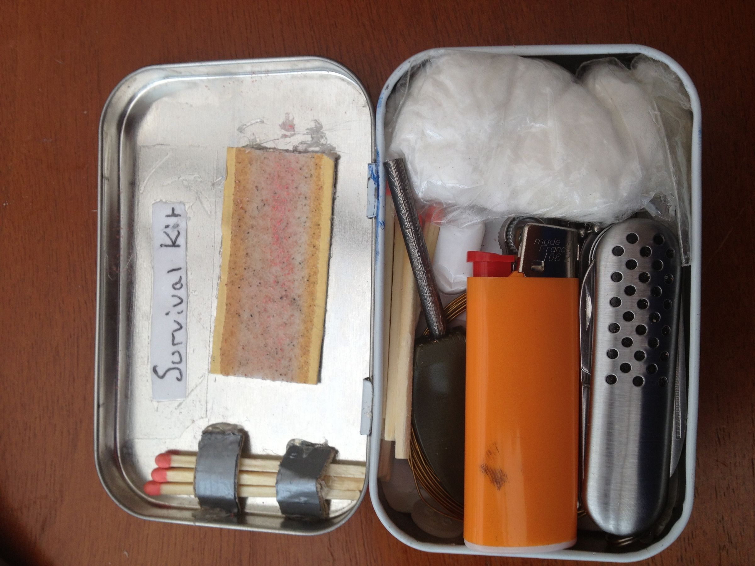 Altoids Tin Survival Kit : 4 Steps - Instructables