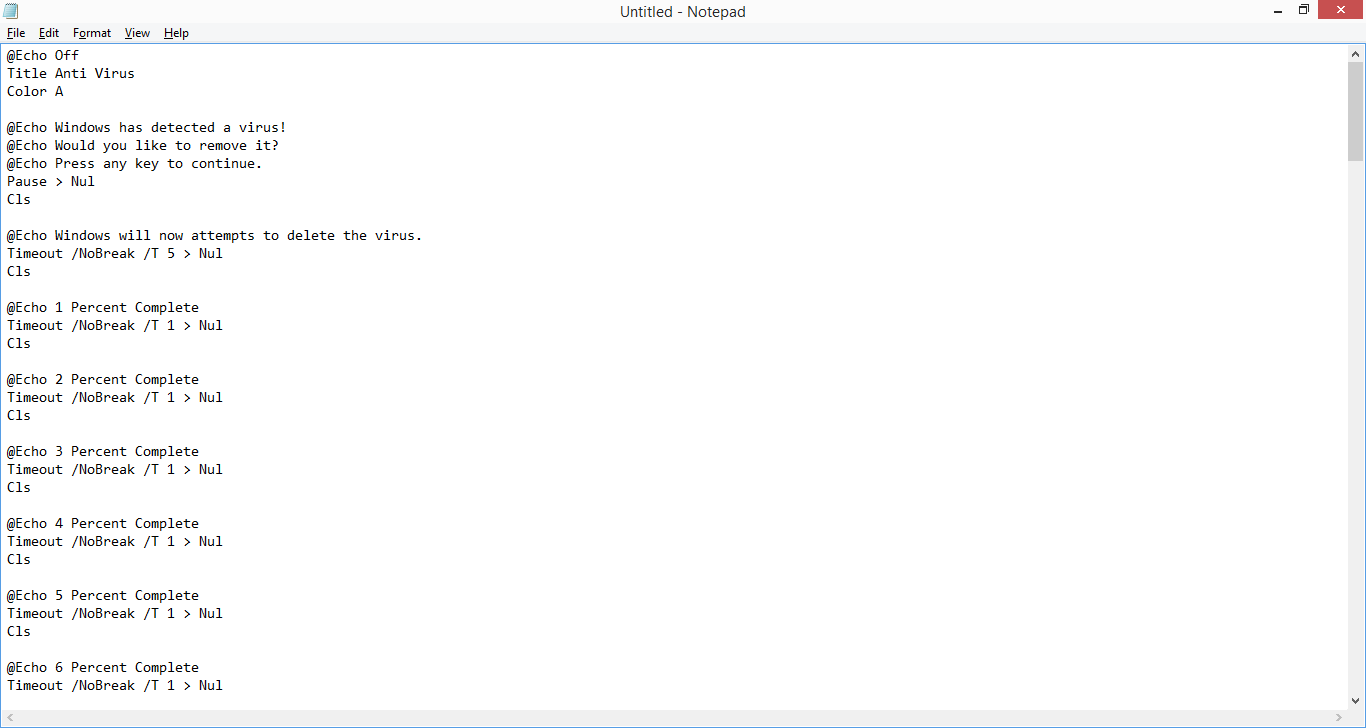 How to Make a Fake Virus Using Notepad Step 1 Intro : 3 Steps ...
