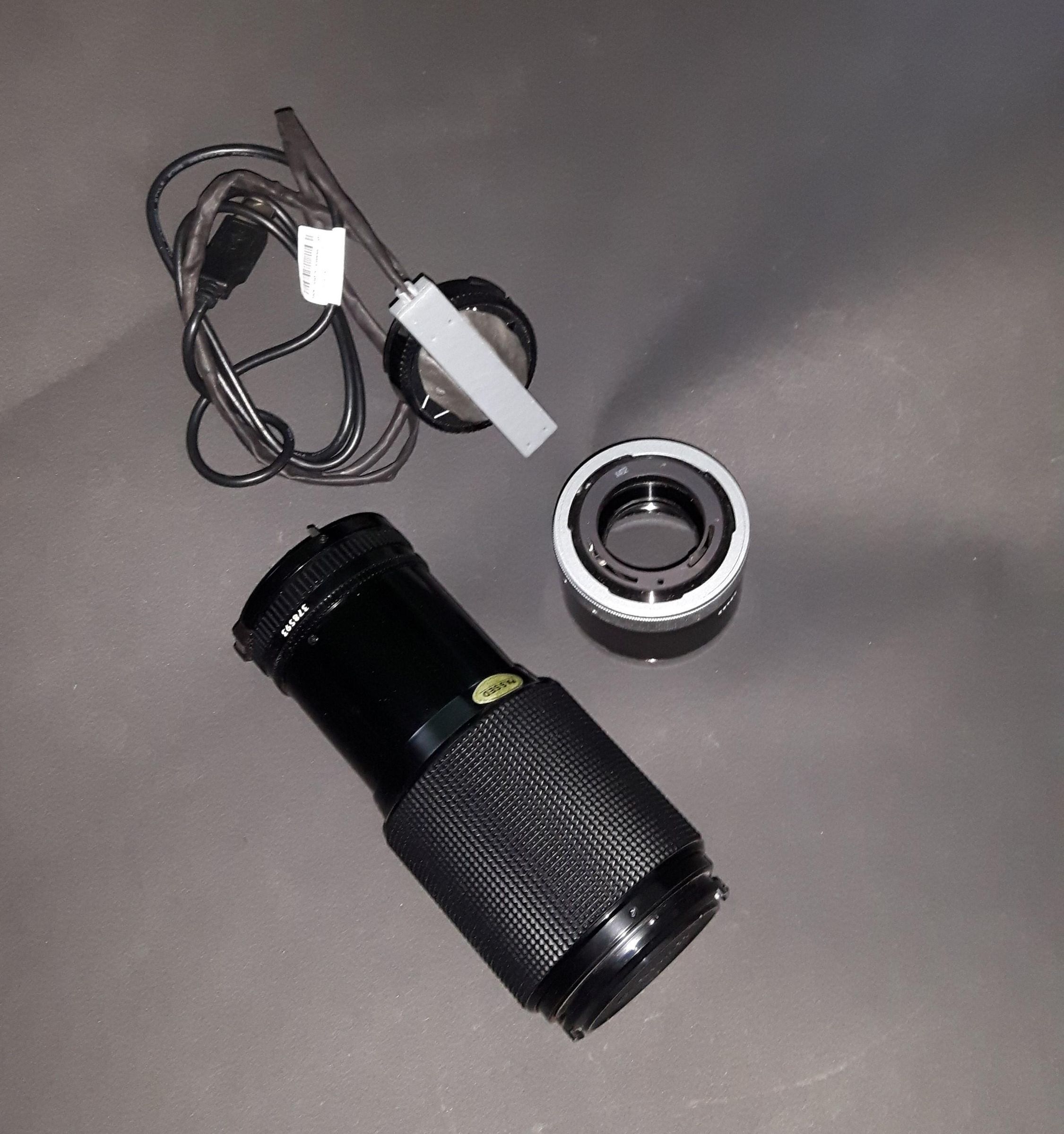 Soldering Microscope From SLR Zoom Lens and TV Wall Mount : 14 Steps ...