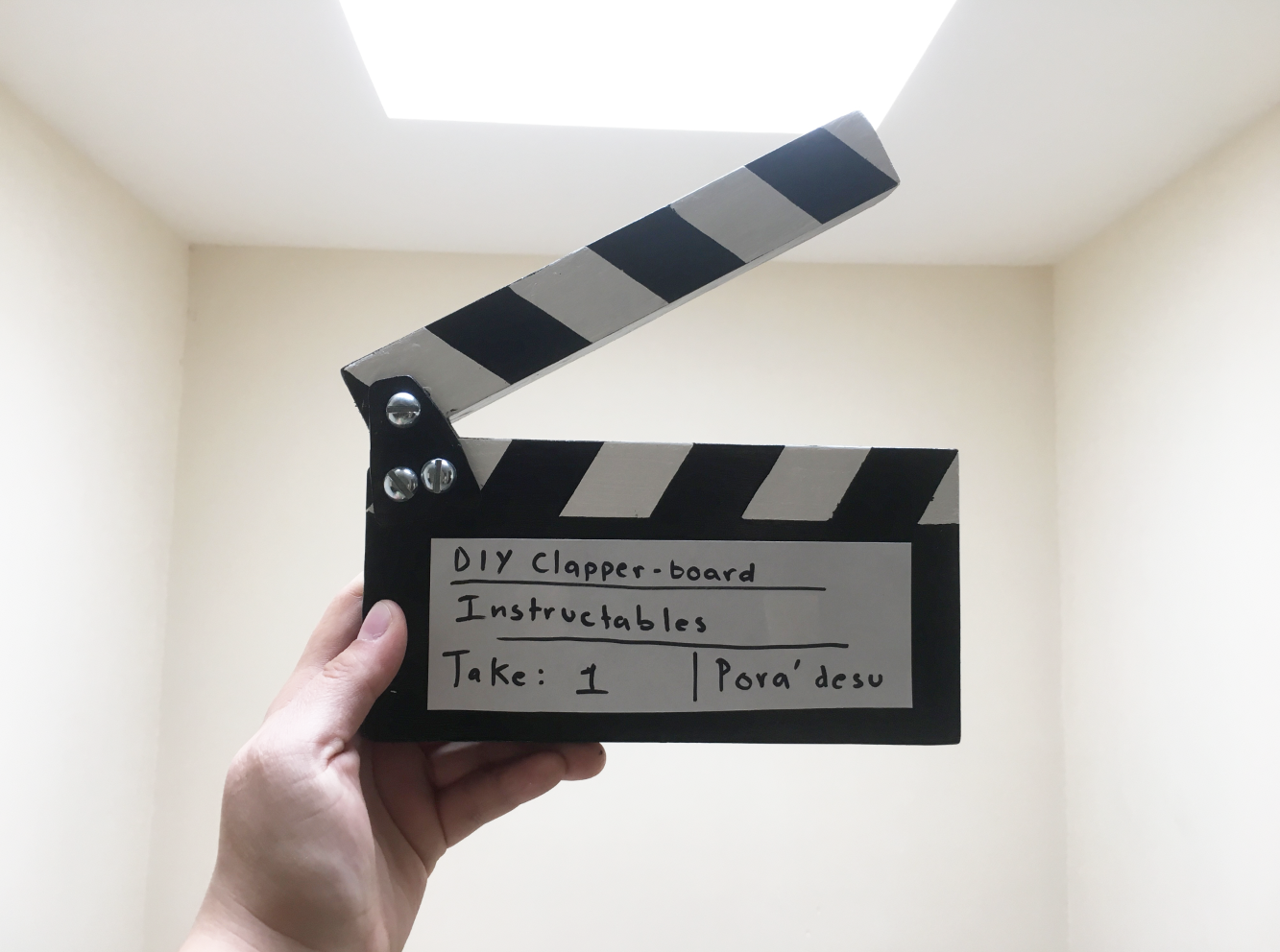 DIY Wood Clapper-board : 5 Steps (with Pictures) - Instructables