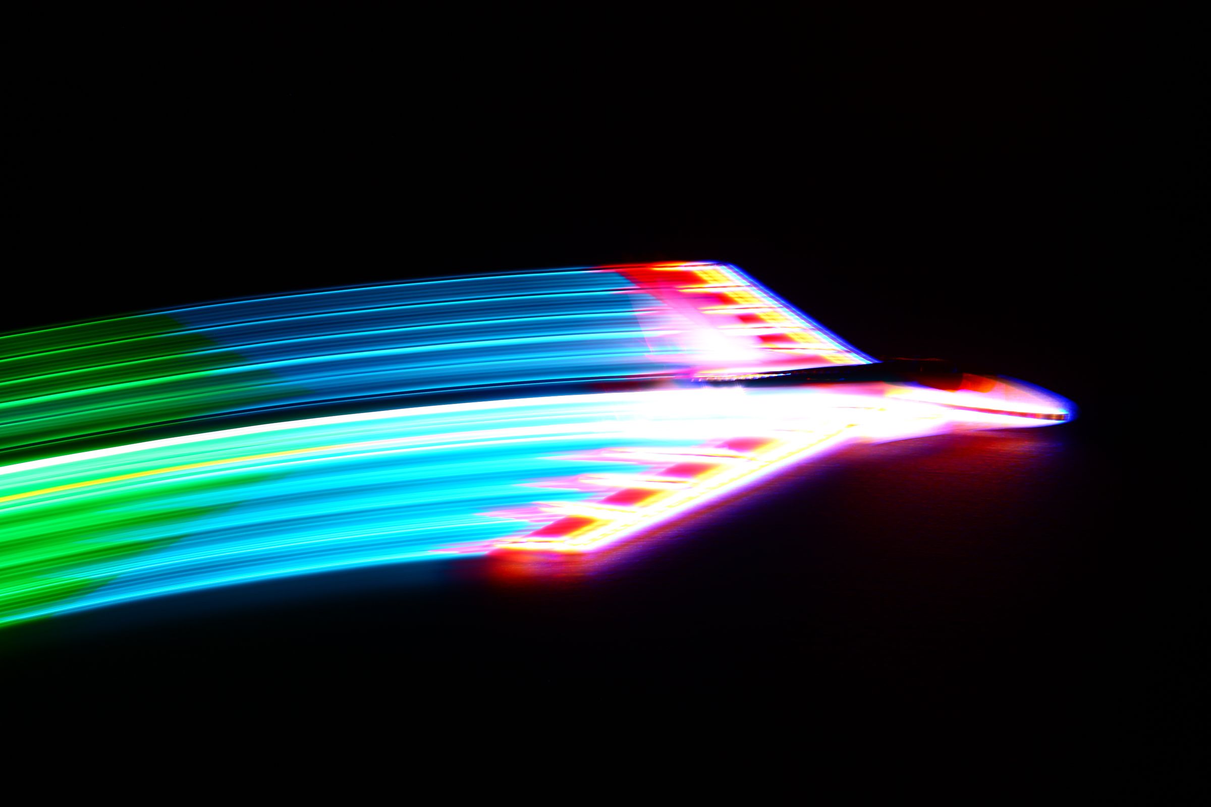 UFO Project - Color Changing Glowing Radio Controlled Airplane - RGB ...