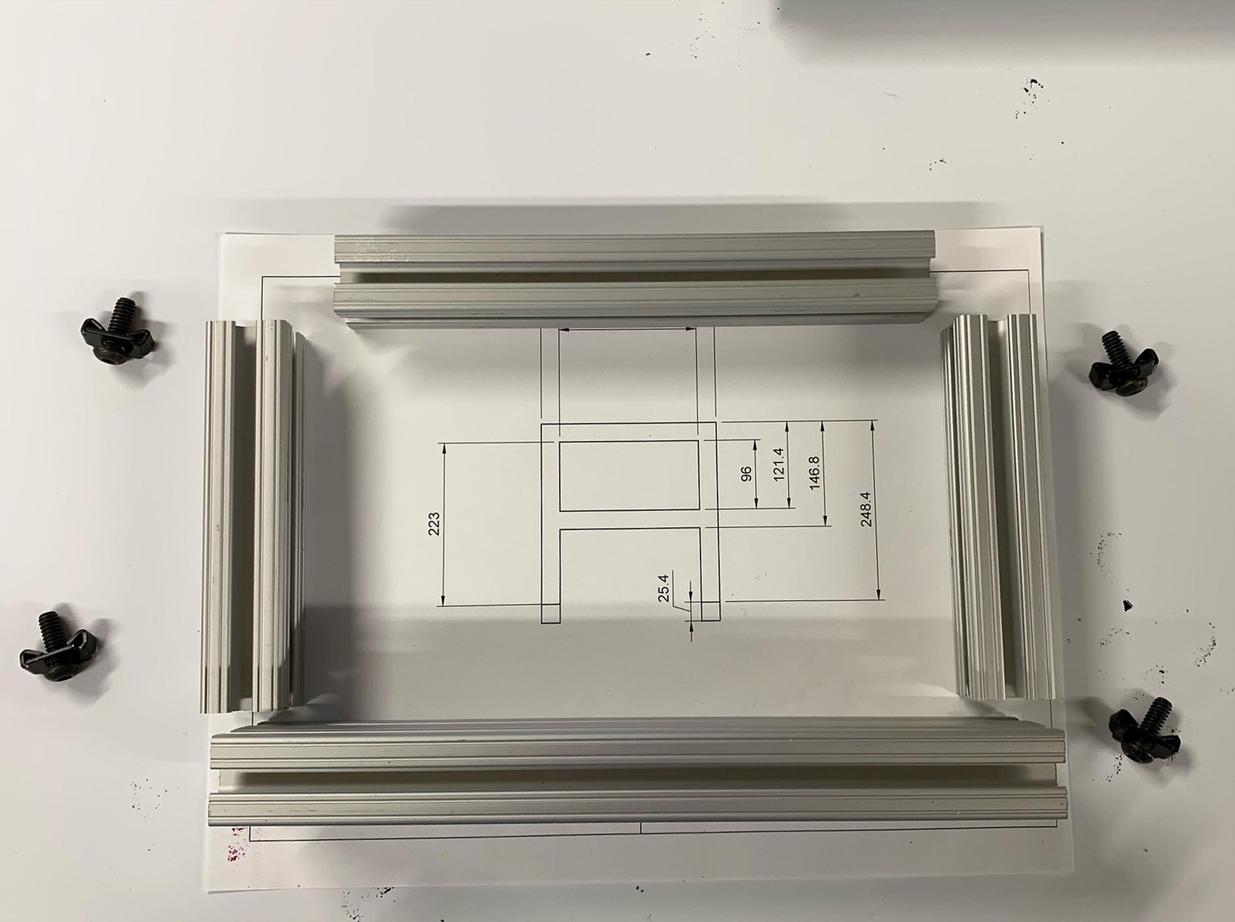 Simple Extruded Aluminum Frame for LED Panels : 20 Steps (with Pictures ...