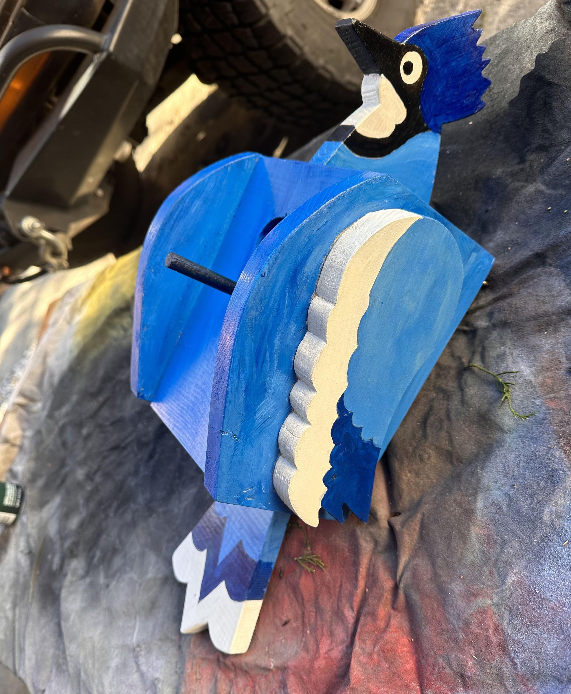 BLUE JAY THEMED BIRD HOUSE : 5 Steps (with Pictures) - Instructables