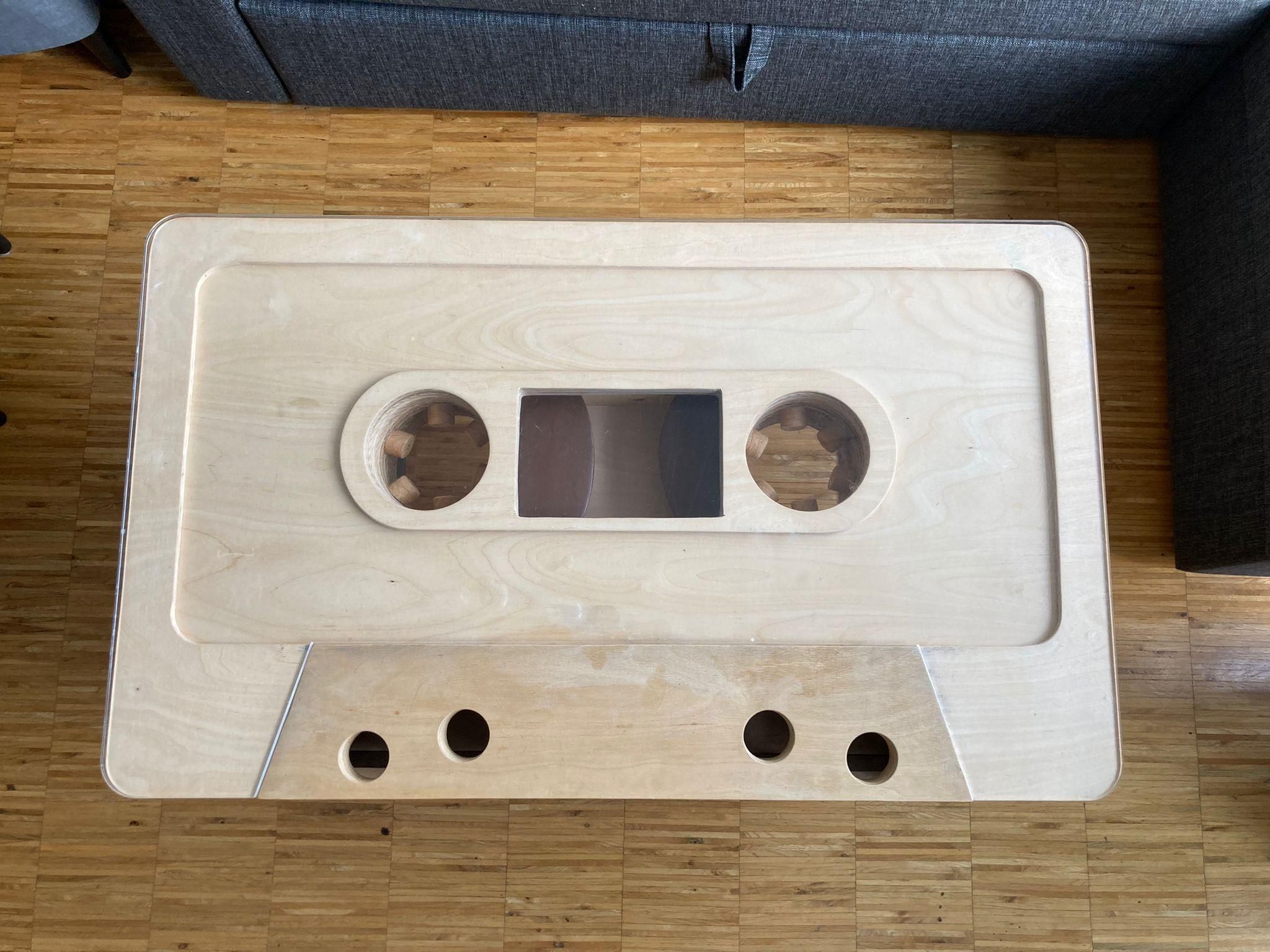Wooden Cassette Table for the Living Room : 5 Steps (with Pictures ...