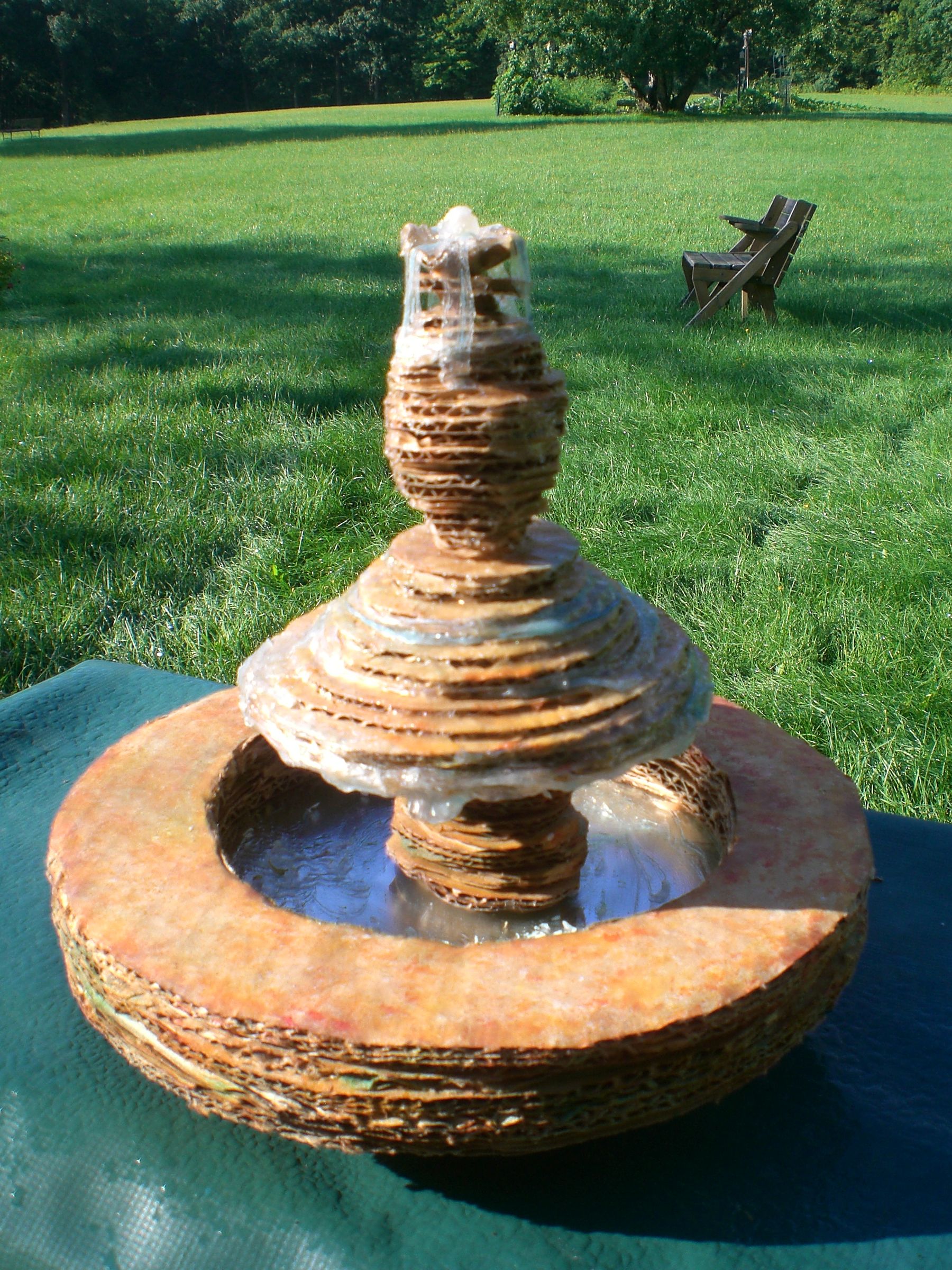 Cardboard Fountain : 5 Steps - Instructables
