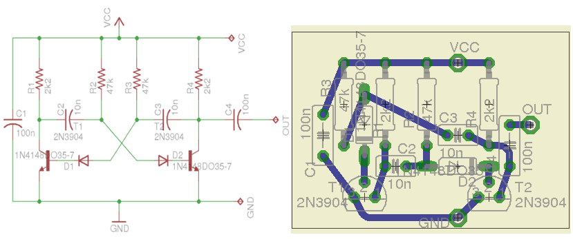 DIY a PCB Board of Bistable Circuit With Eagle : 8 Steps - Instructables