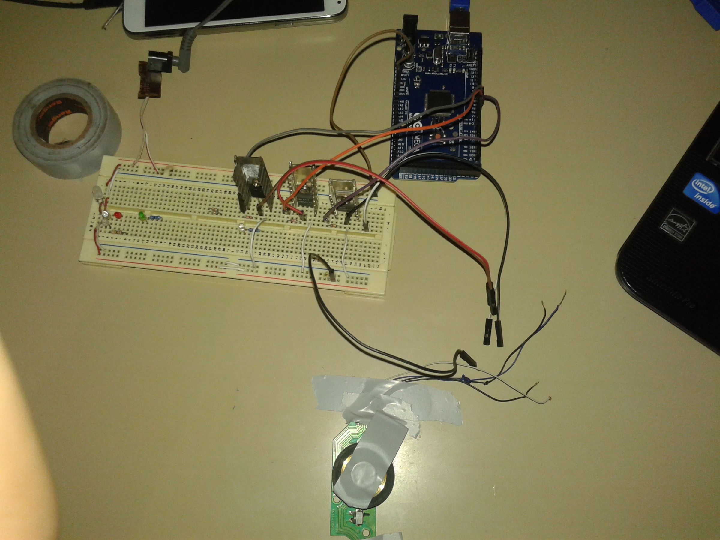 Drive CD-ROM Brushless Motor With Arduino + 3 Mosfet Transistors : 4 ...