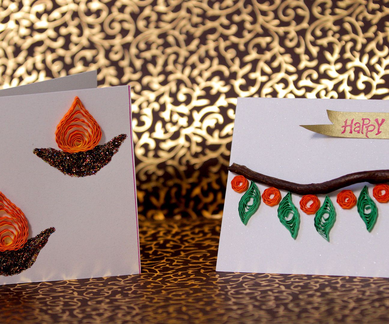 DIY : How to Make Diwali Greeting Cards | Easy DIY Gift Ideas ...