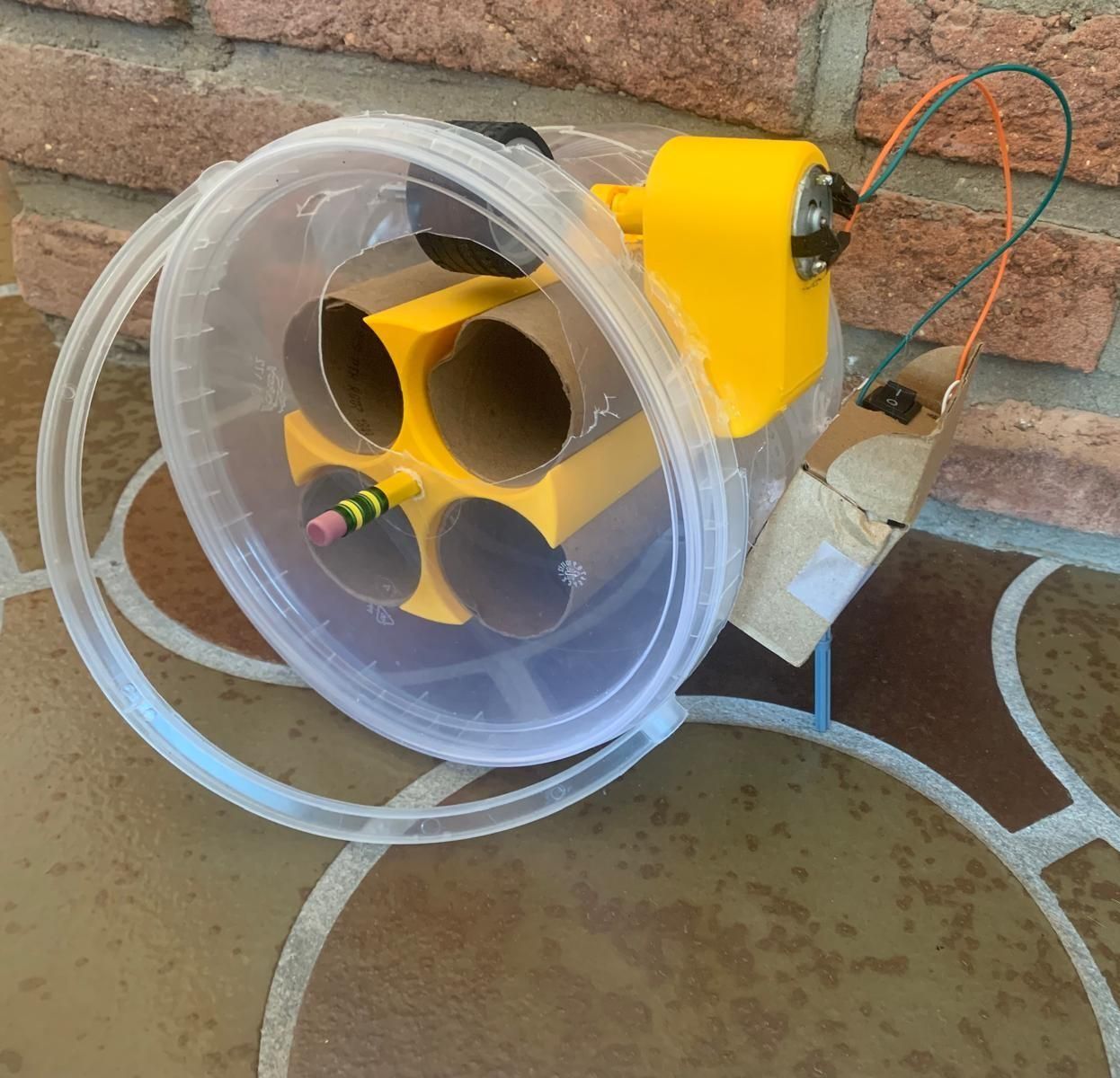 Semi-Recycled Cardboard Tube Launcher : 6 Steps (with Pictures ...