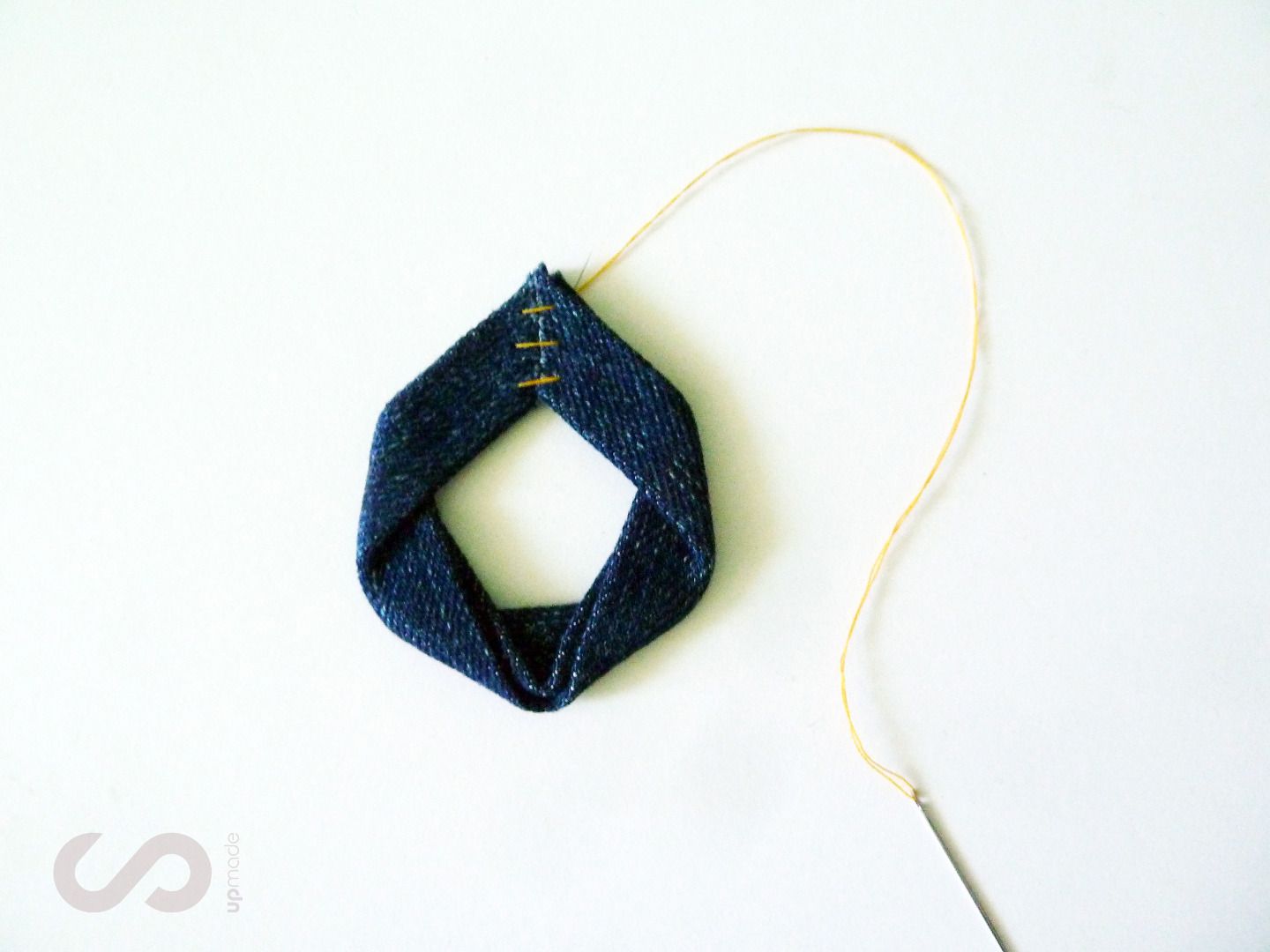 Upcycled Denim Earrings DIY Jewelry Tutorial by Upmade : 8 Steps (with ...