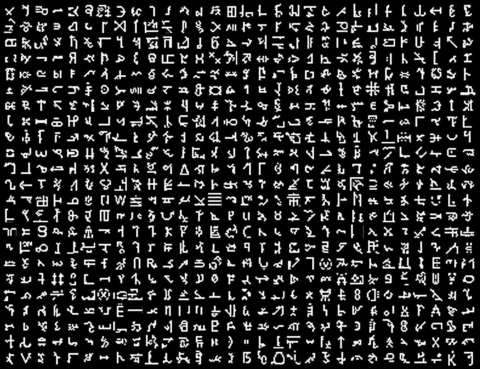 Create Your Own Language: a DIY Glyph Generator : 15 Steps (with ...