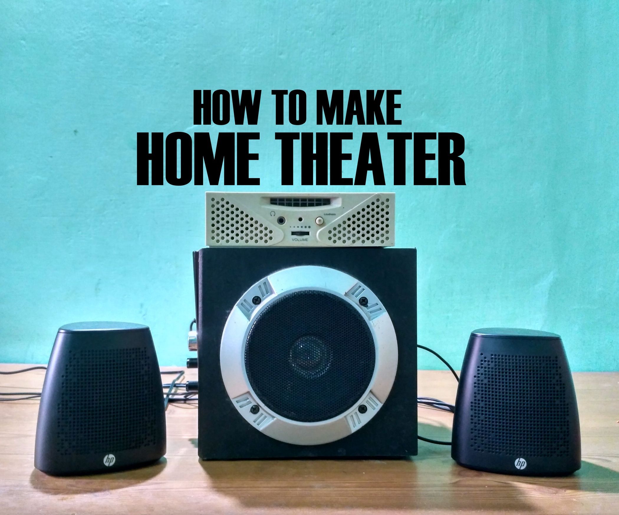 How to Make a Home Theater With Reclaimed Speakers : 5 Steps (with ...