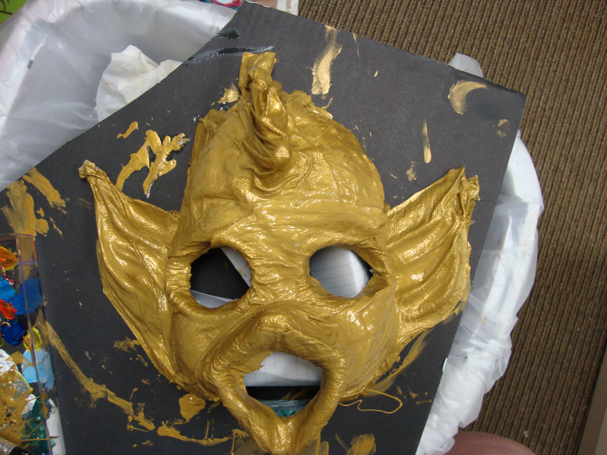 Creating Any Shape Papier Mâché Mask : 11 Steps (with Pictures ...