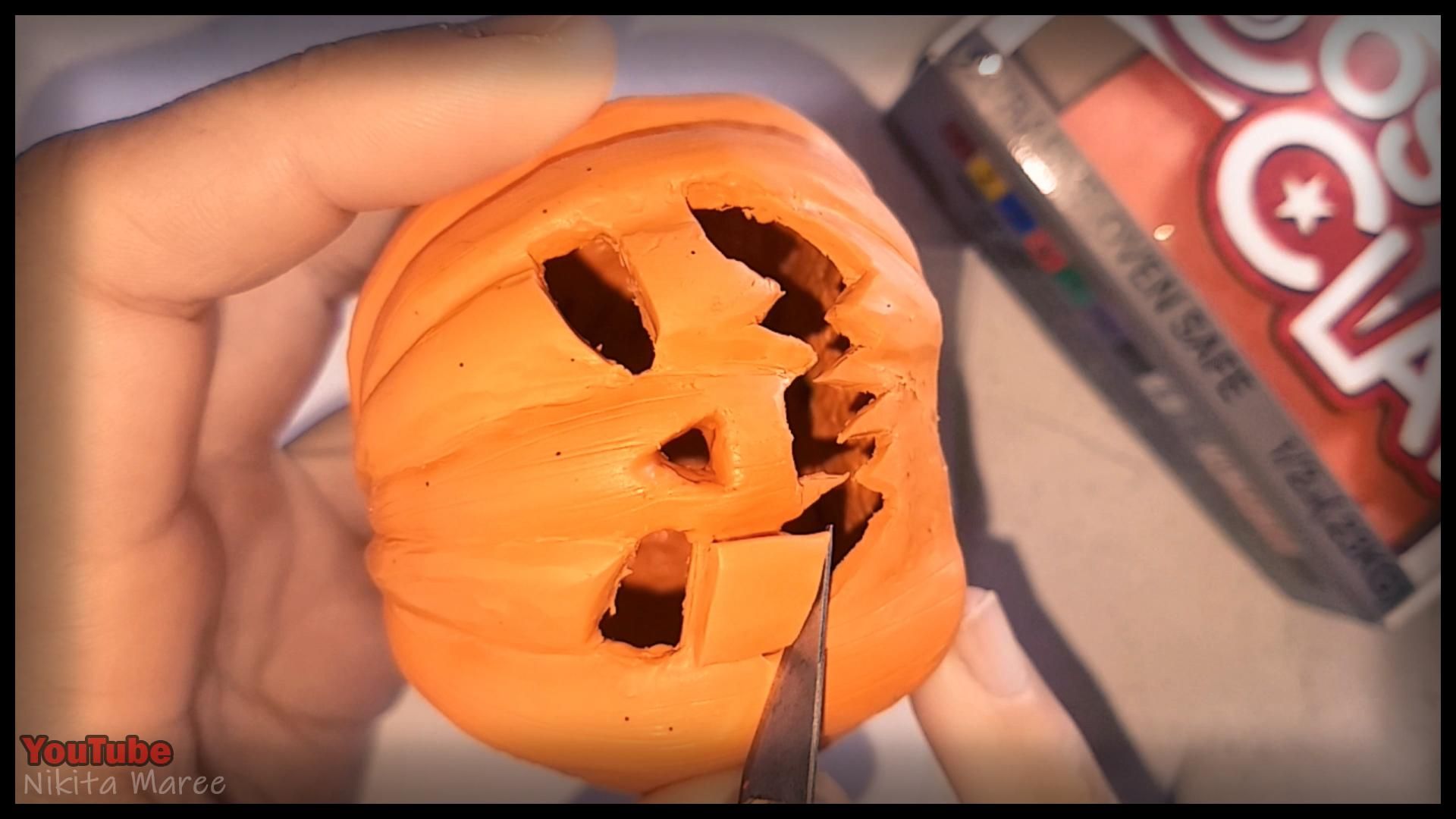 Polymer Clay Jack O'lantern Tutorial (+ Video) : 75 Steps (with ...