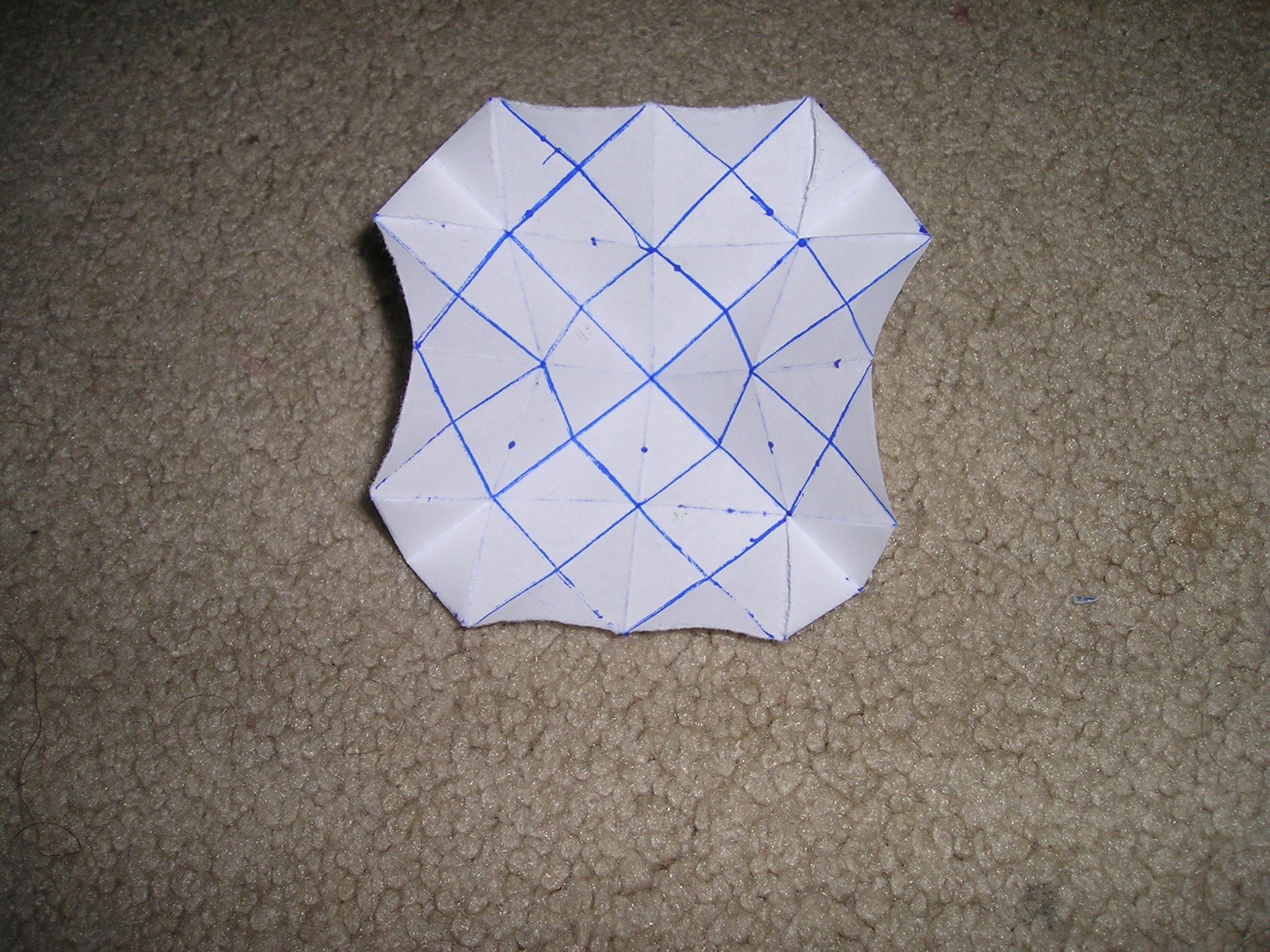 Single Sheet Origami Stellated Octahedron : 6 Steps - Instructables
