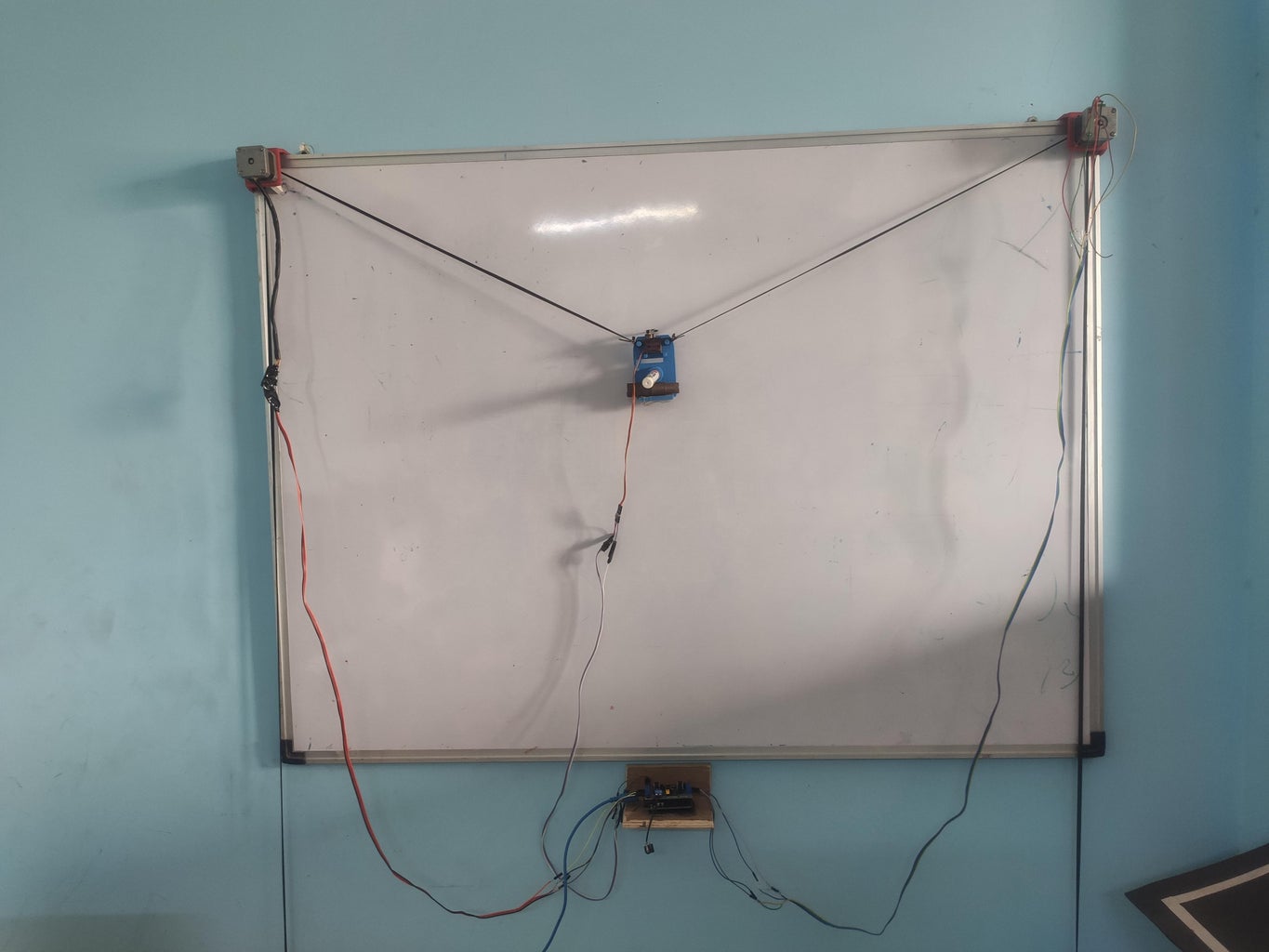 Vertical X Y Plotter Drawing Robot Arduino Plotter 6 Steps